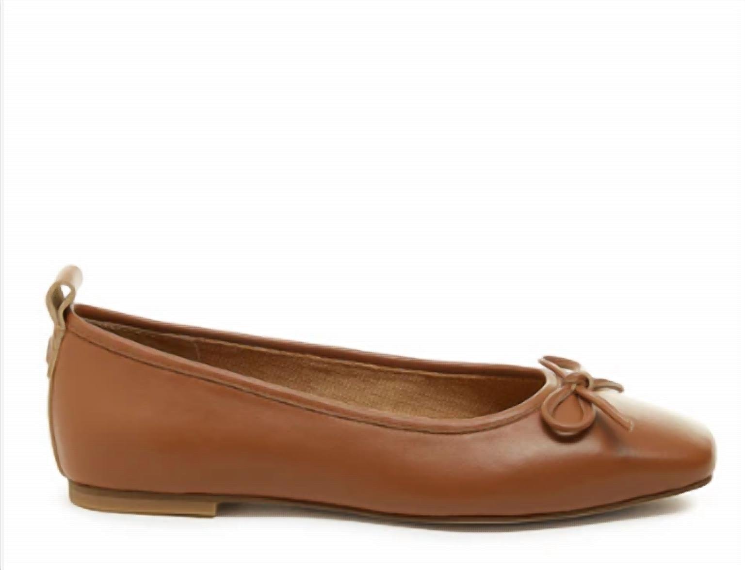 Kelsi Dagger Brooklyn Frankie Tan Ballet Flat in Brown | Lyst