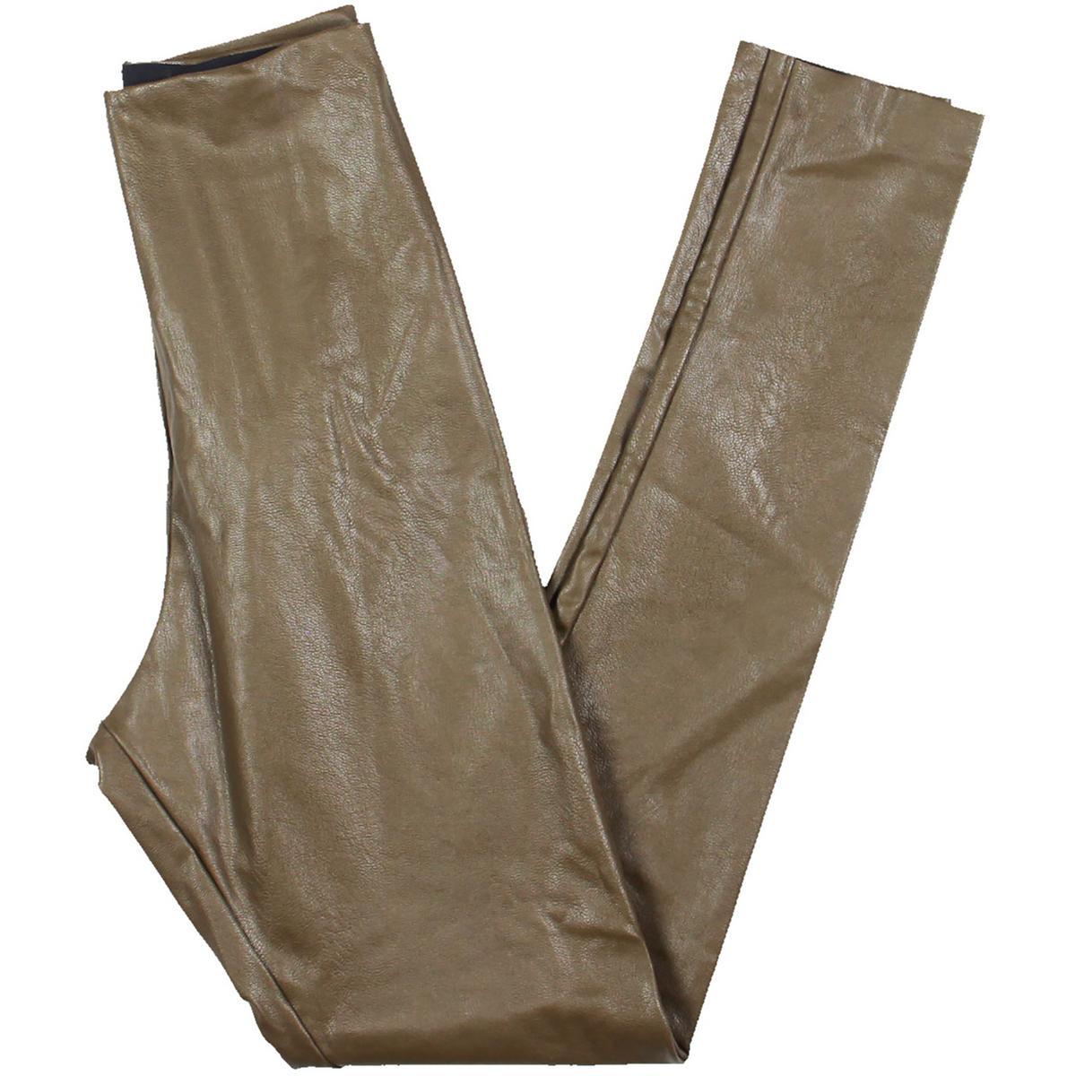 Commando Faux Leather High Rise Leggings in Natural | Lyst