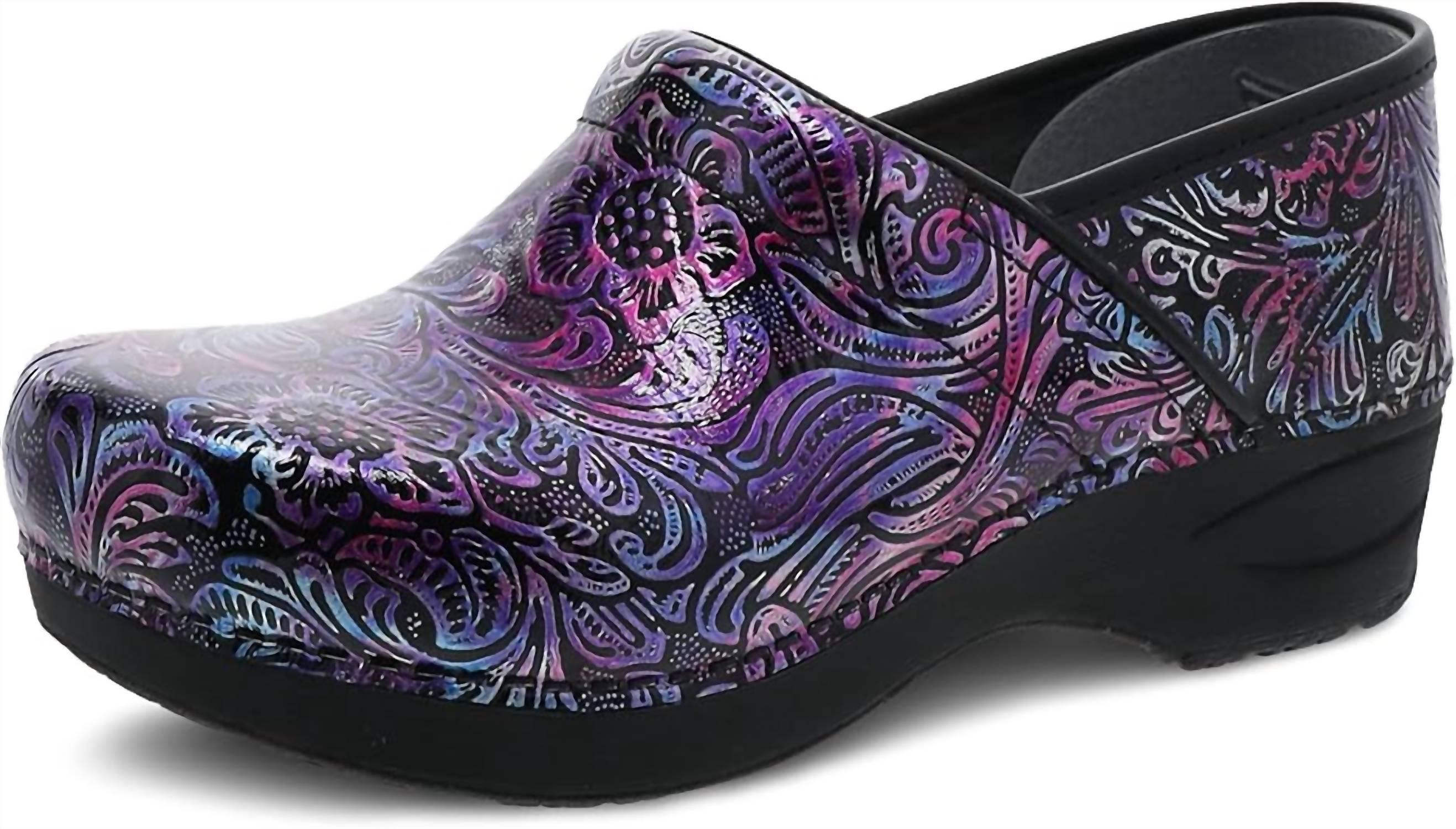 Dansko Xp 2.0 Engraved Clog in Blue | Lyst