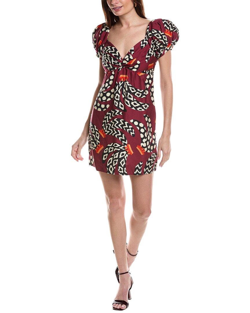 FARM Rio Bananas Mini Dress in Red | Lyst