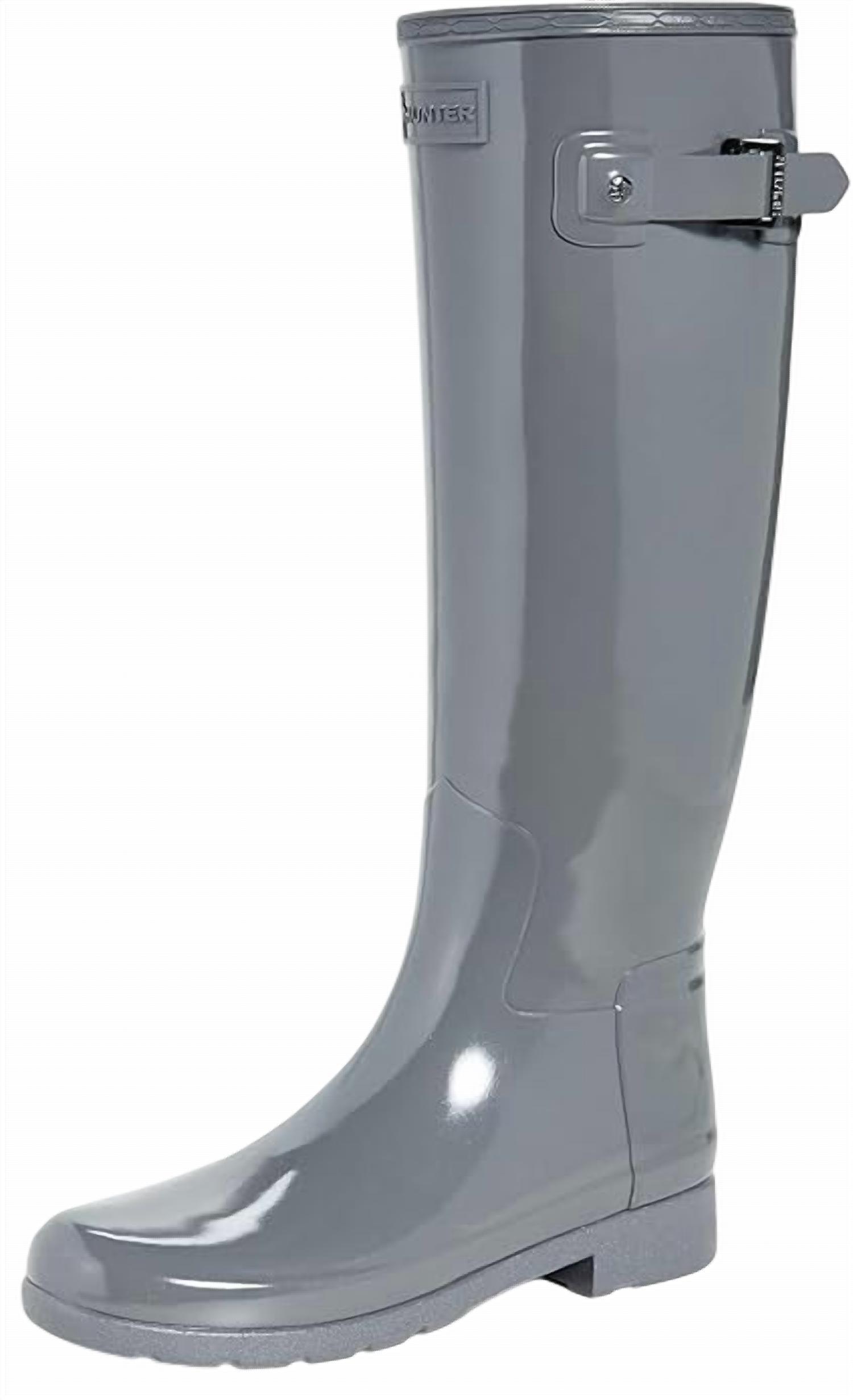 HUNTER Refined Knee-High Boot in Gray | Lyst