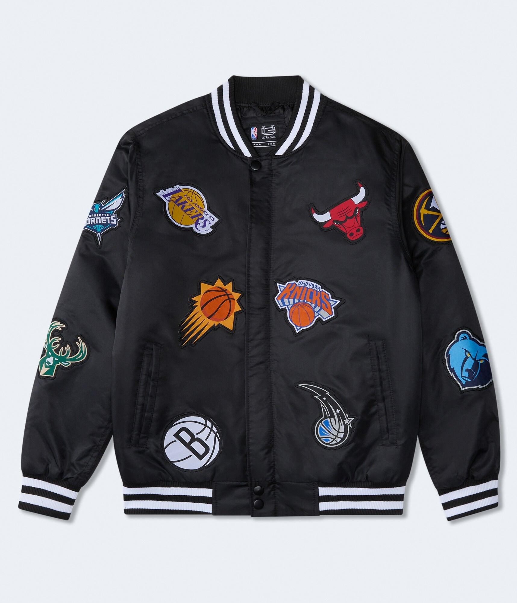 Aéropostale Nba Team Logos Bomber Jacket in Blue for Men | Lyst