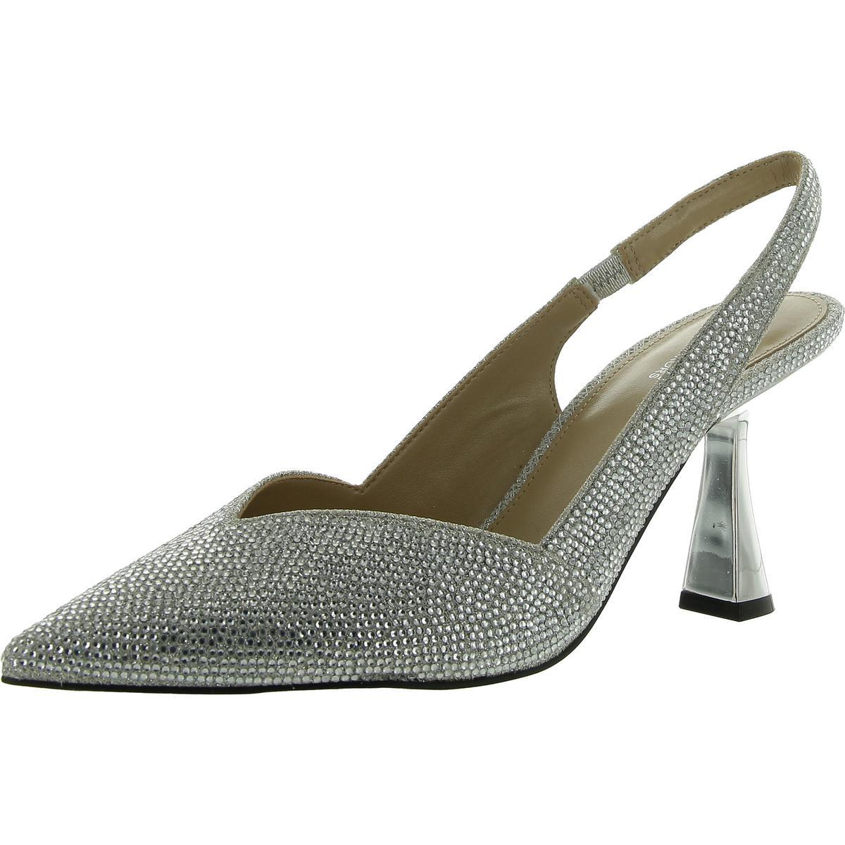 MICHAEL Michael Kors Chelsea Sling Pointed Toe Kitten Heel Slingback ...