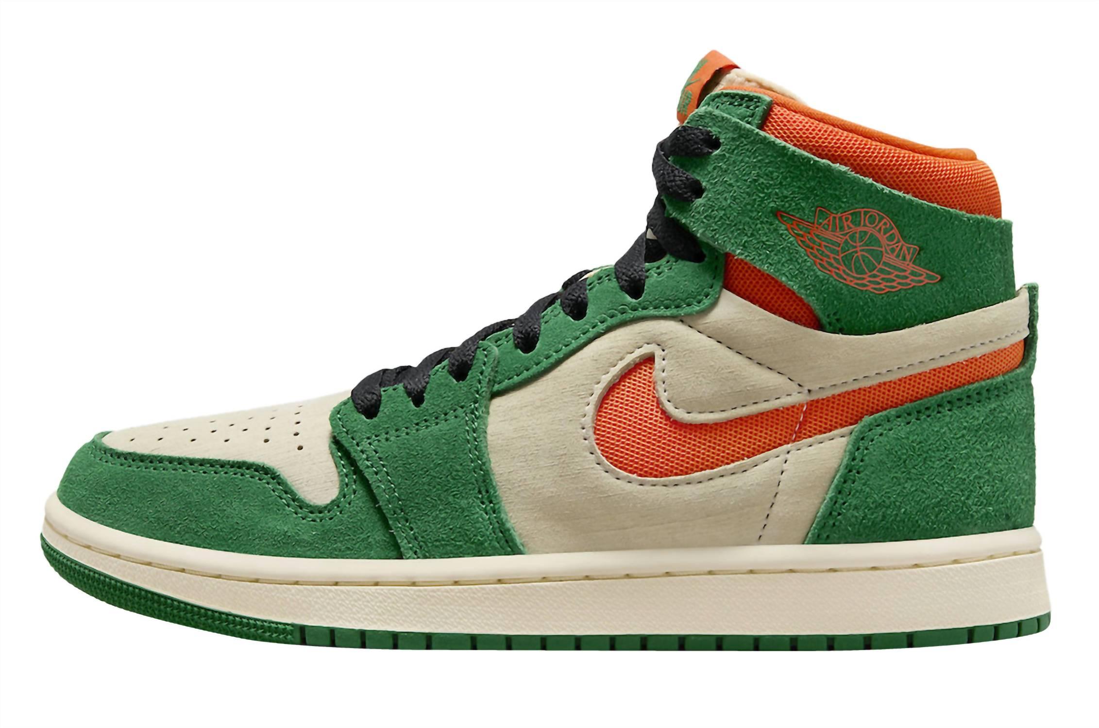 Nike Air Jordan Suede High-Top Sneakers in Green | Lyst