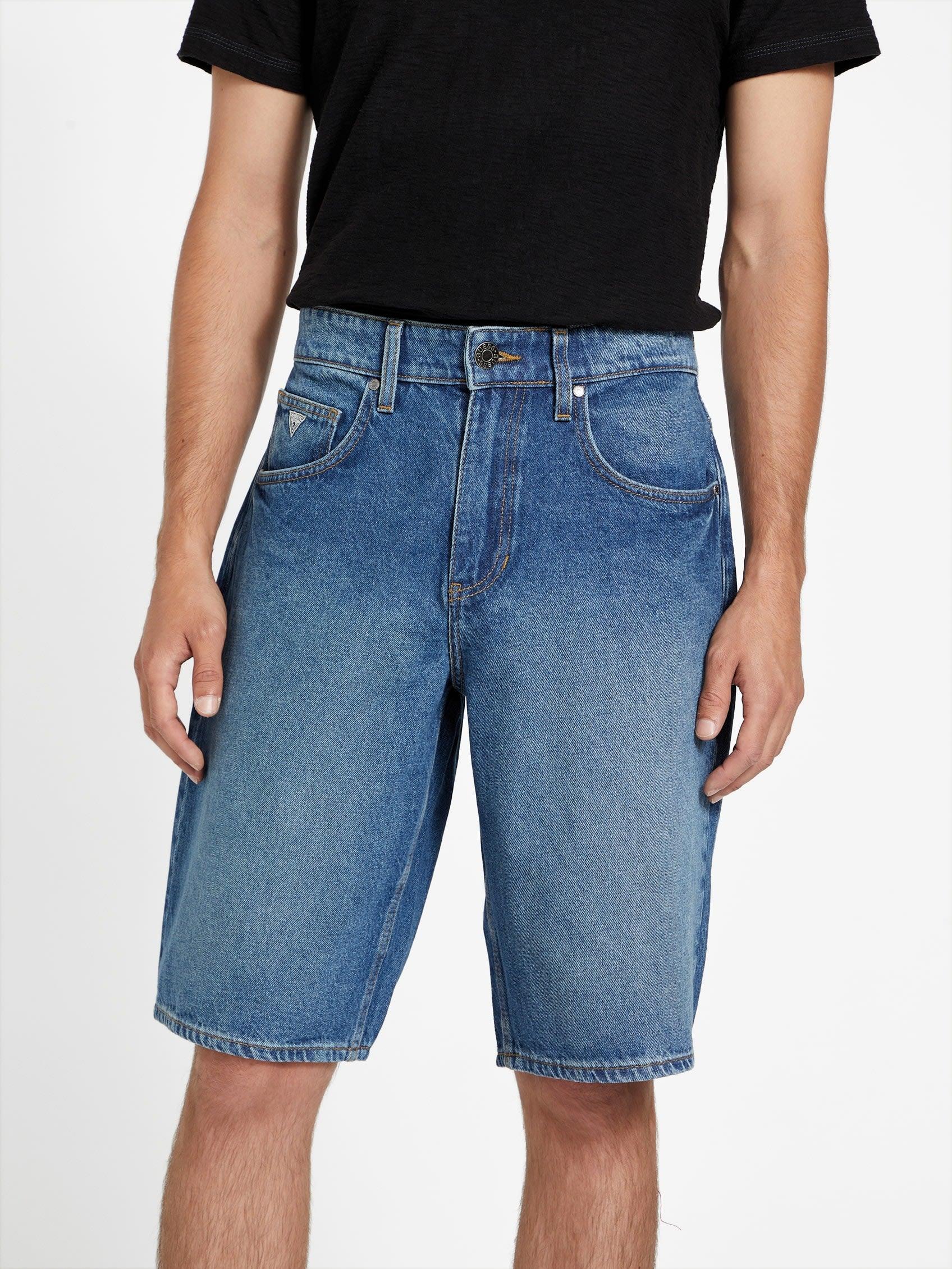 Guess Slater Denim Shorts in Blue for Men | Lyst