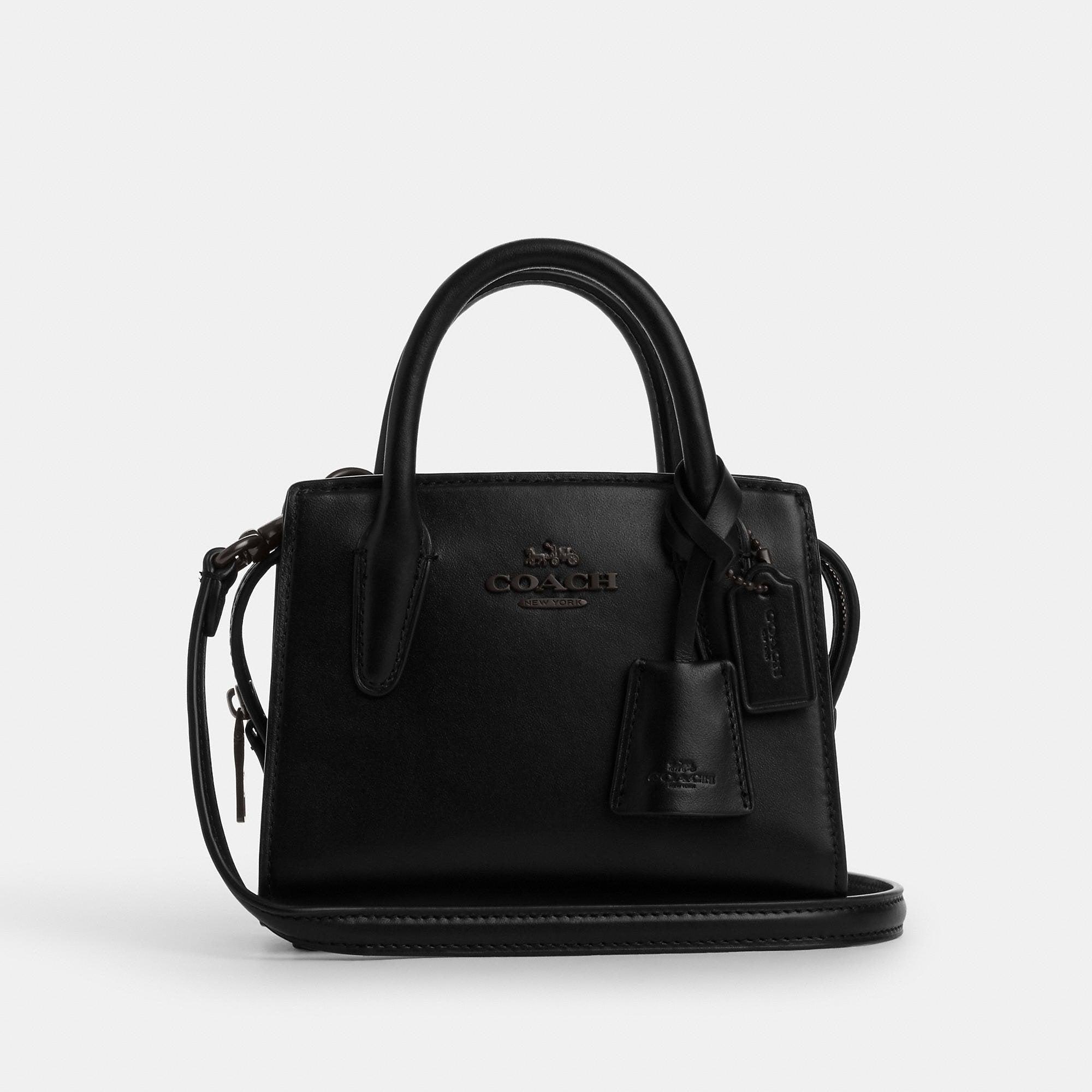 COACH Andrea Mini Carryall in Black | Lyst