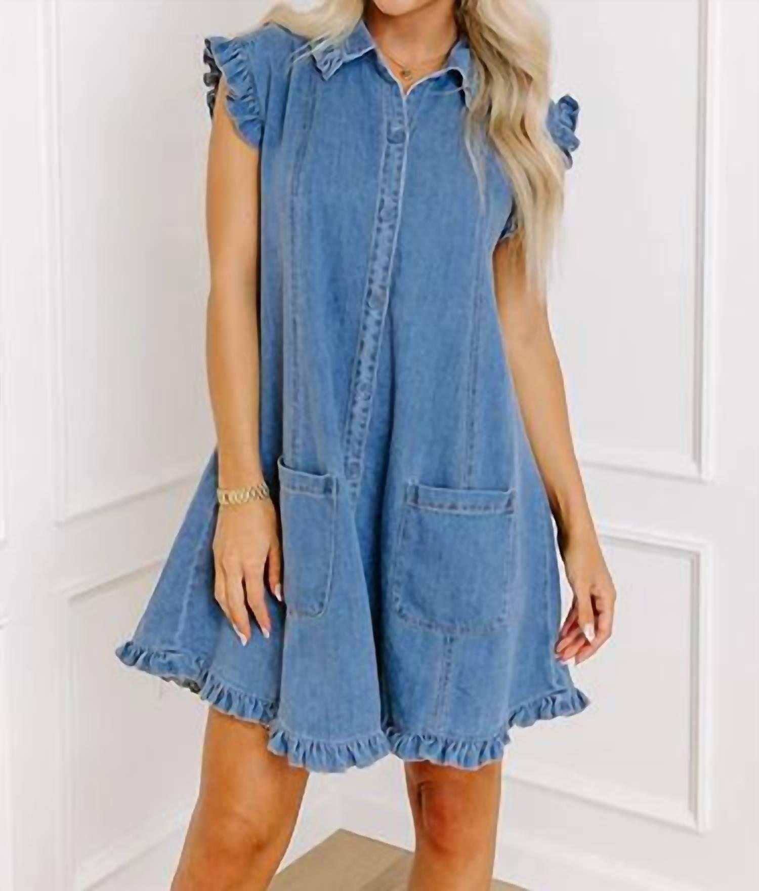 Designer Denim Ruffle Dresses for Women - Up to 81% off | Lyst Designer Denim Ruffle Dresses for Women - Up to 81% off | Lyst