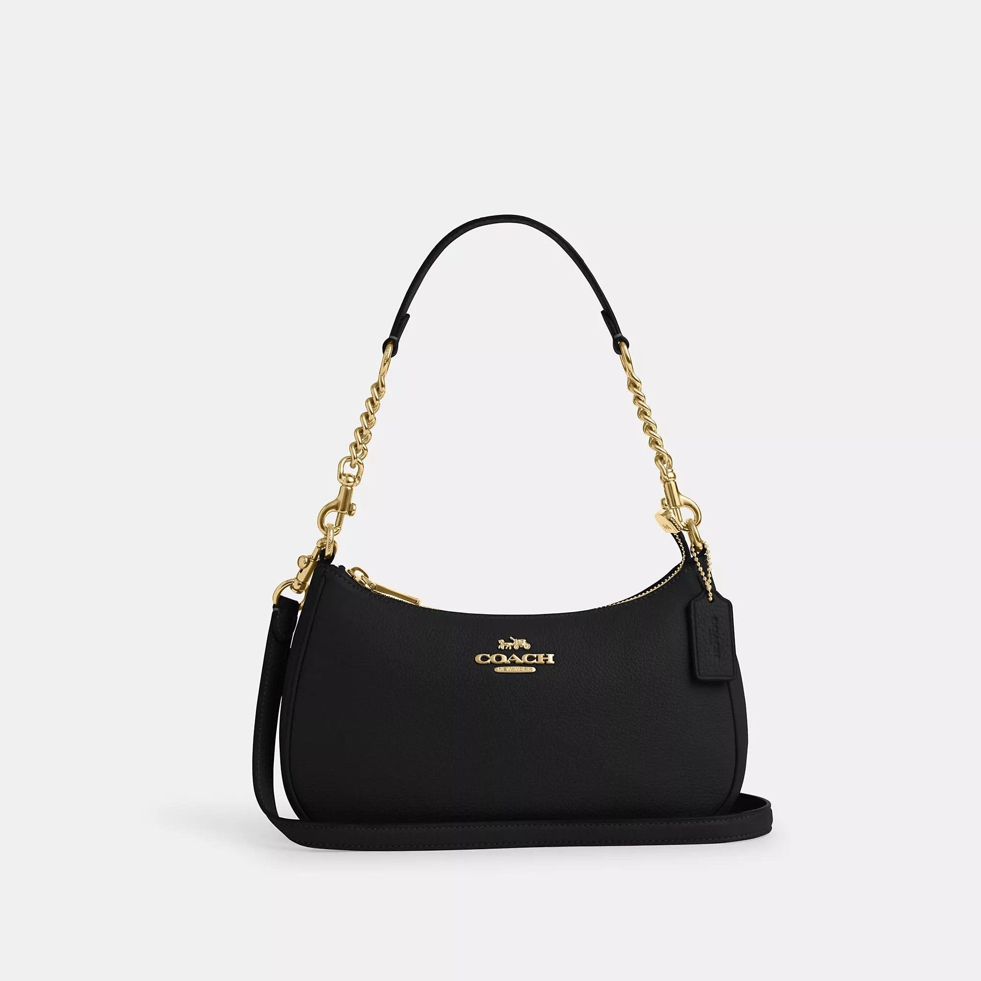COACH Teri Shoulder Bag in Black | Lyst