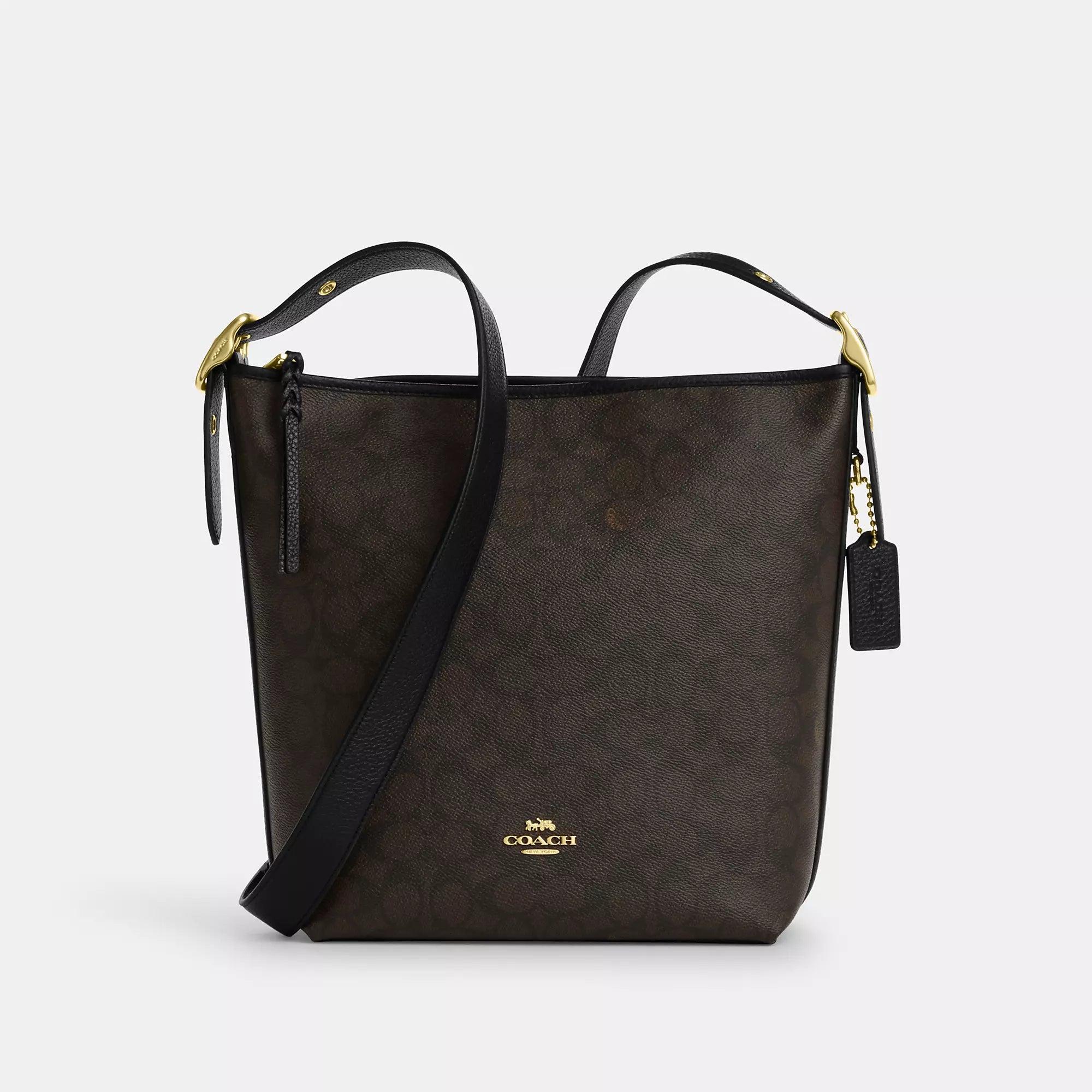 COACH Val Duffle Bag in Black | Lyst