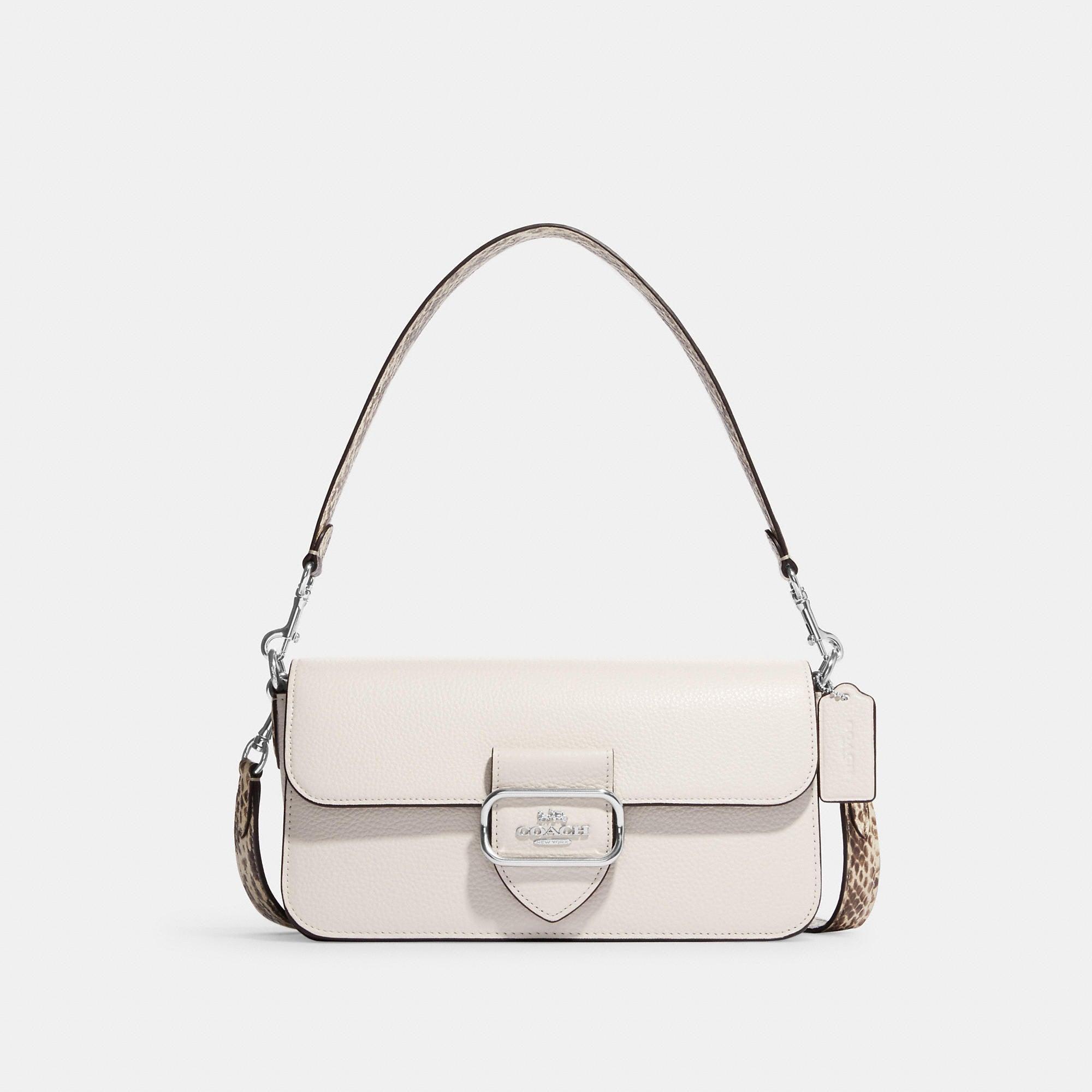 COACH Morgan Shoulder Bag in Natural | Lyst