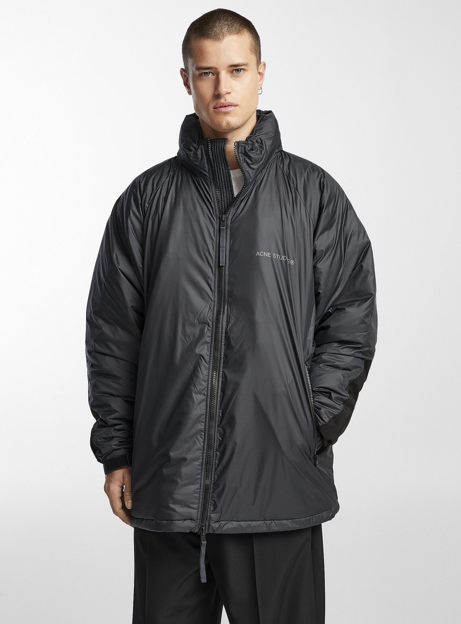 Acne Studios Oversized Down Puffer Jacket in Gray for Men | Lyst