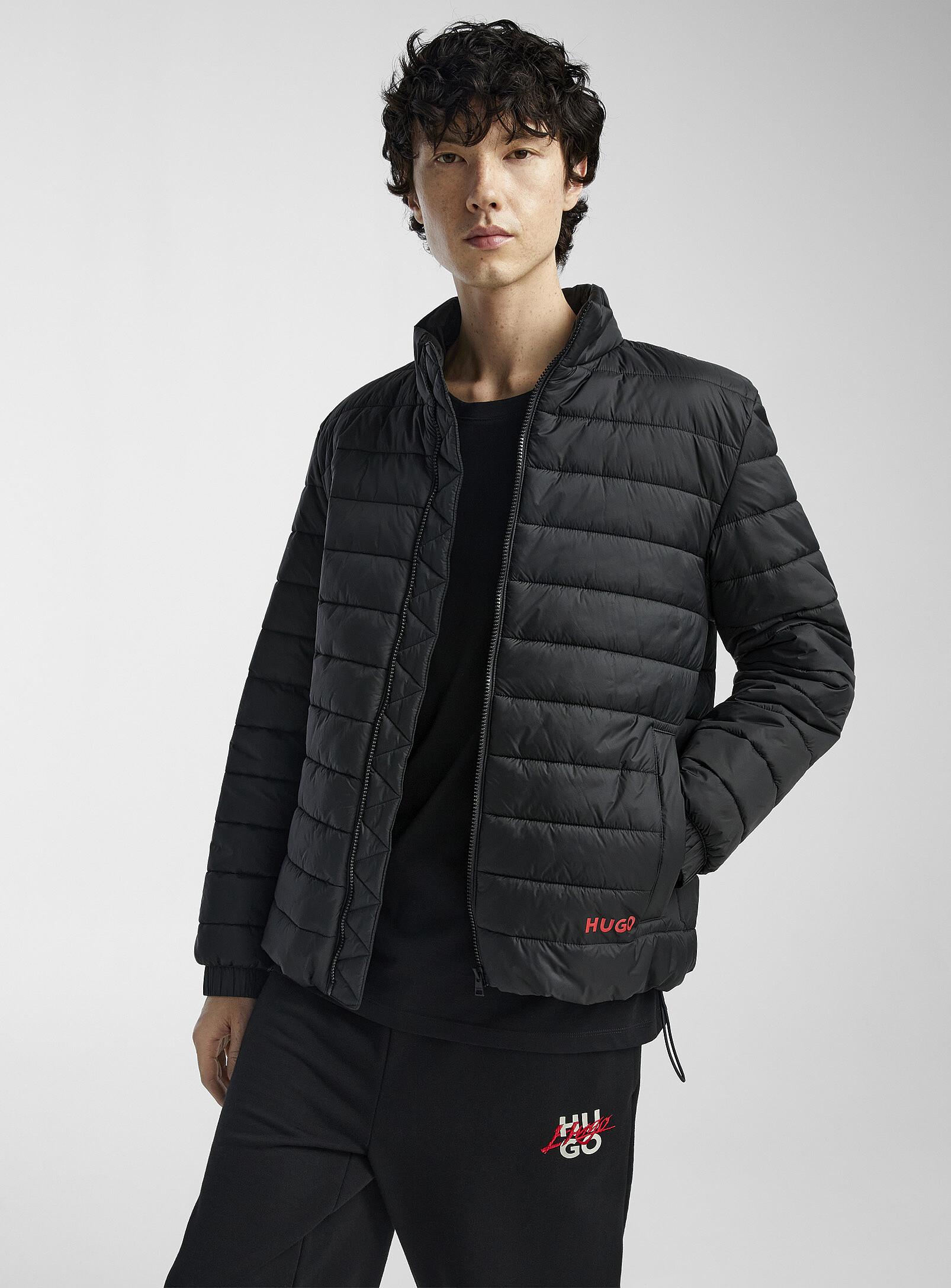 HUGO Brenti Puffer Jacket in Black for Men | Lyst