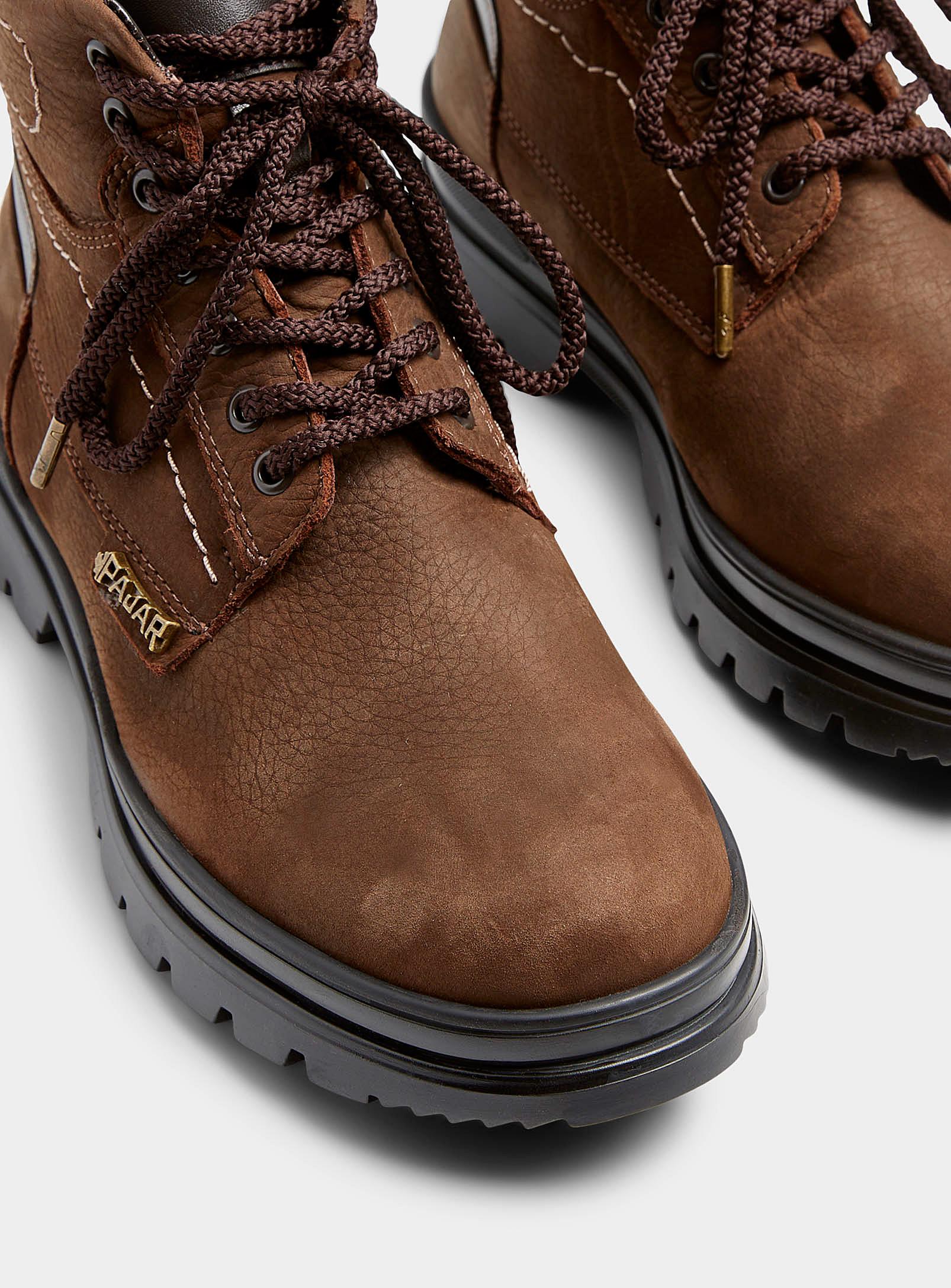 Mens Leather Winter Boots