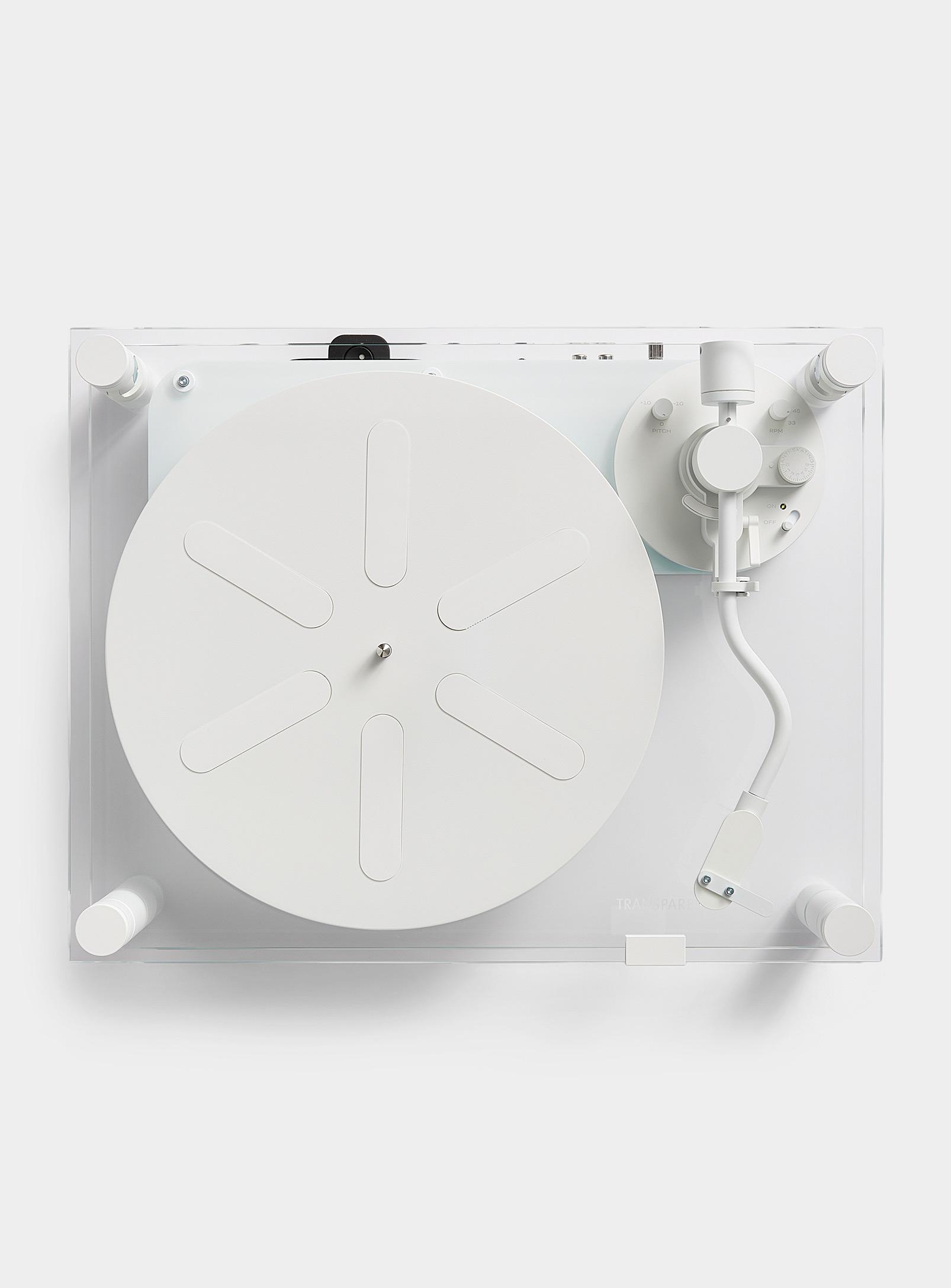 Transparent White Turntable in Gray for Men | Lyst