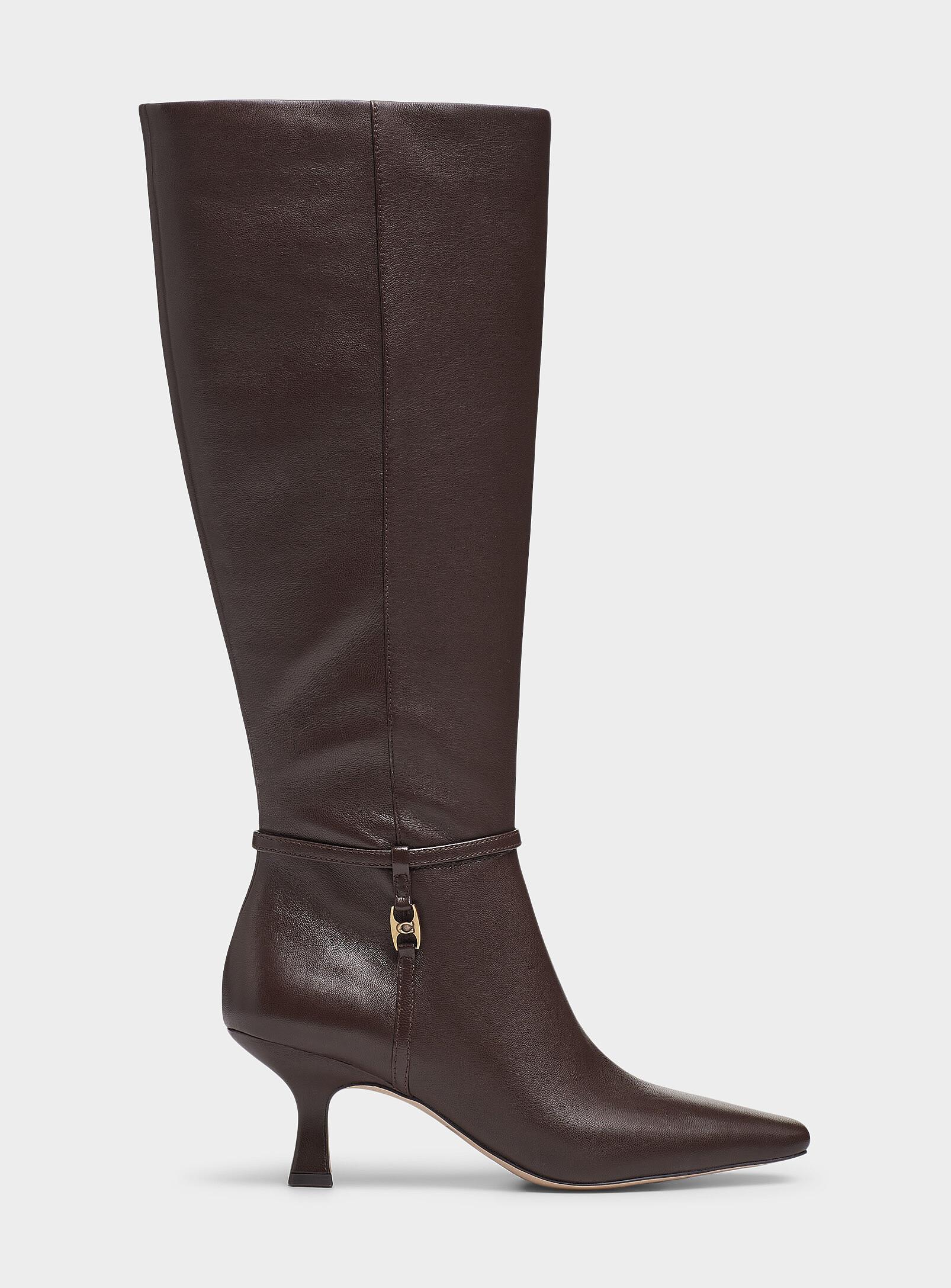 COACH Raquel Tall Boots Women in Brown | Lyst