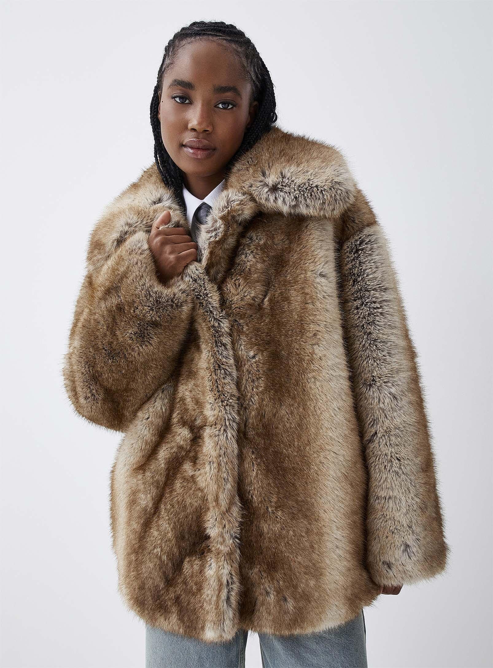 Jakke Rosemary Faux in Brown | Lyst Jakke Rosemary Faux in Brown | Lyst