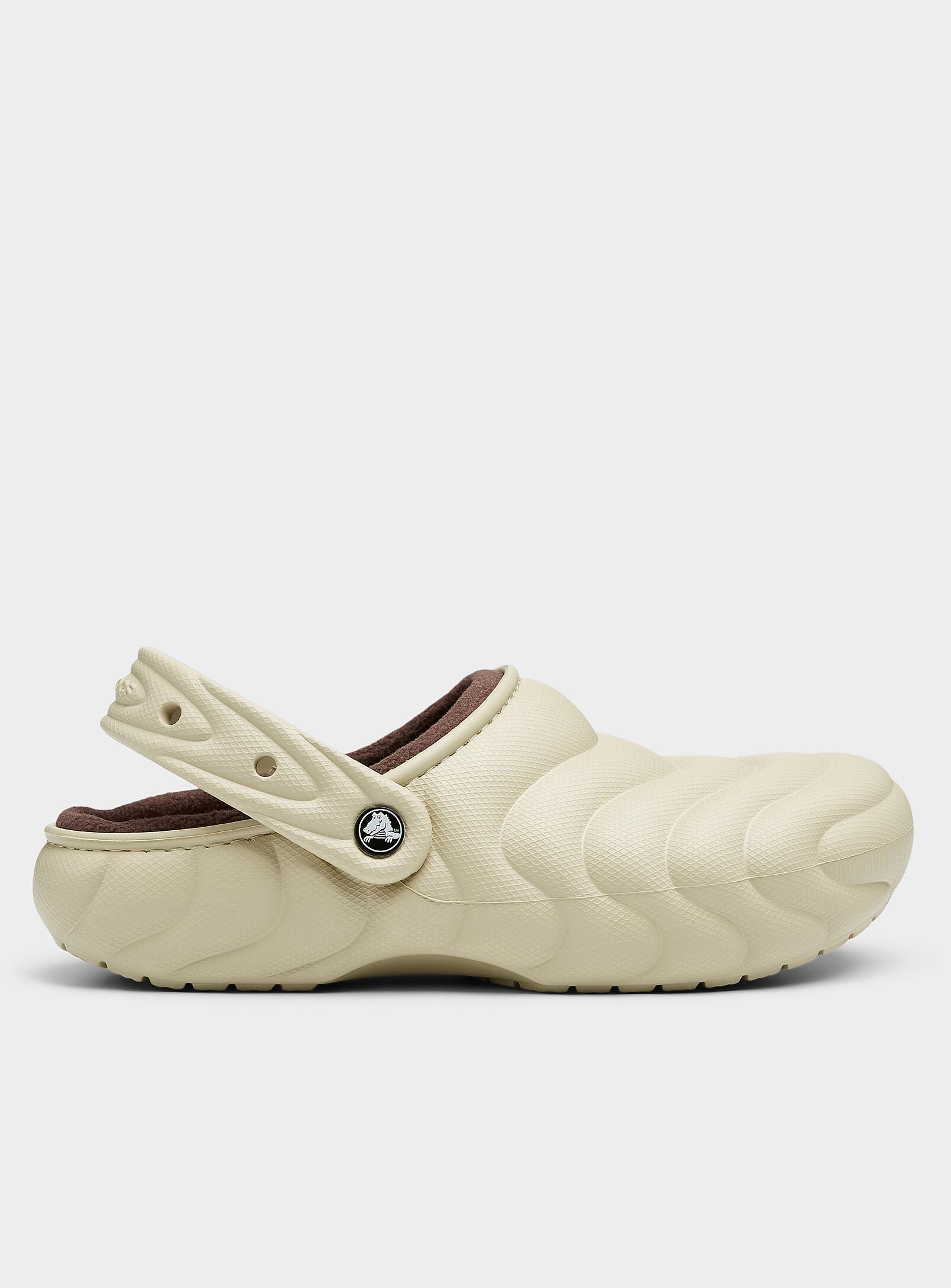 Crocs™ Classic Overpuff Lined Clog Men in Natural for Men | Lyst