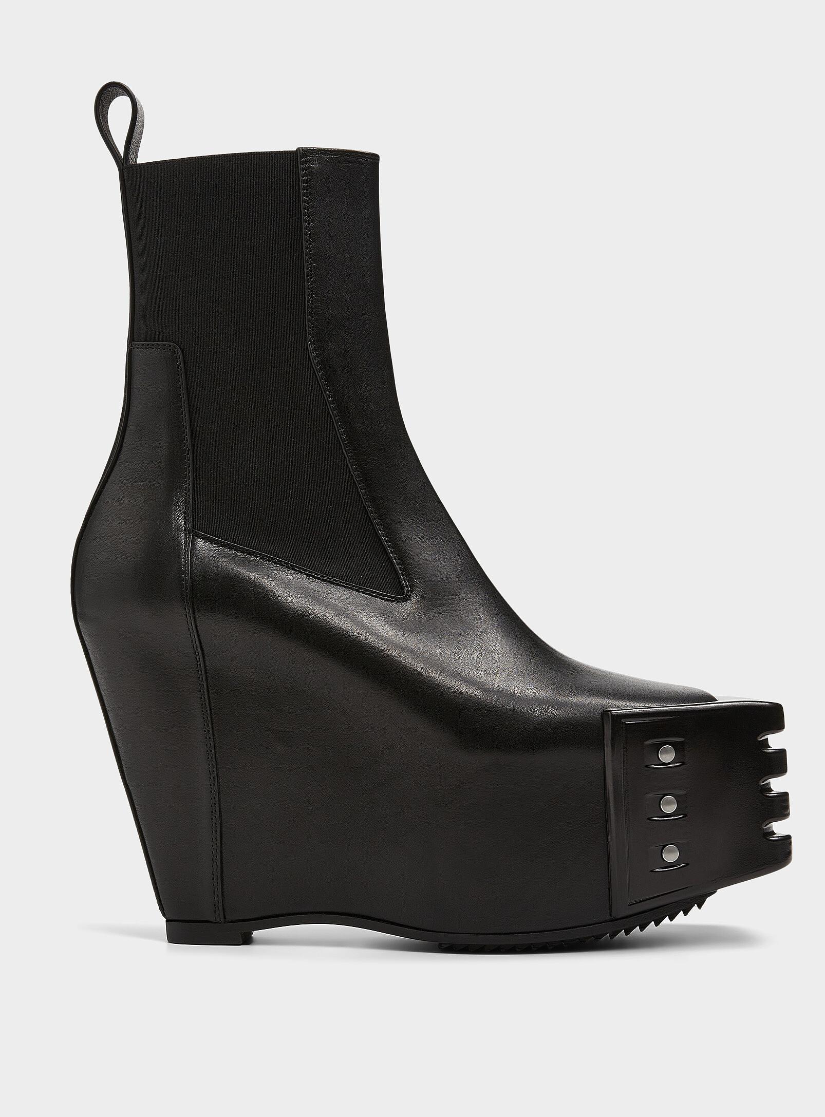 Rick Owens Grilled Beatles Platform Boots Men in Black for Men | Lyst