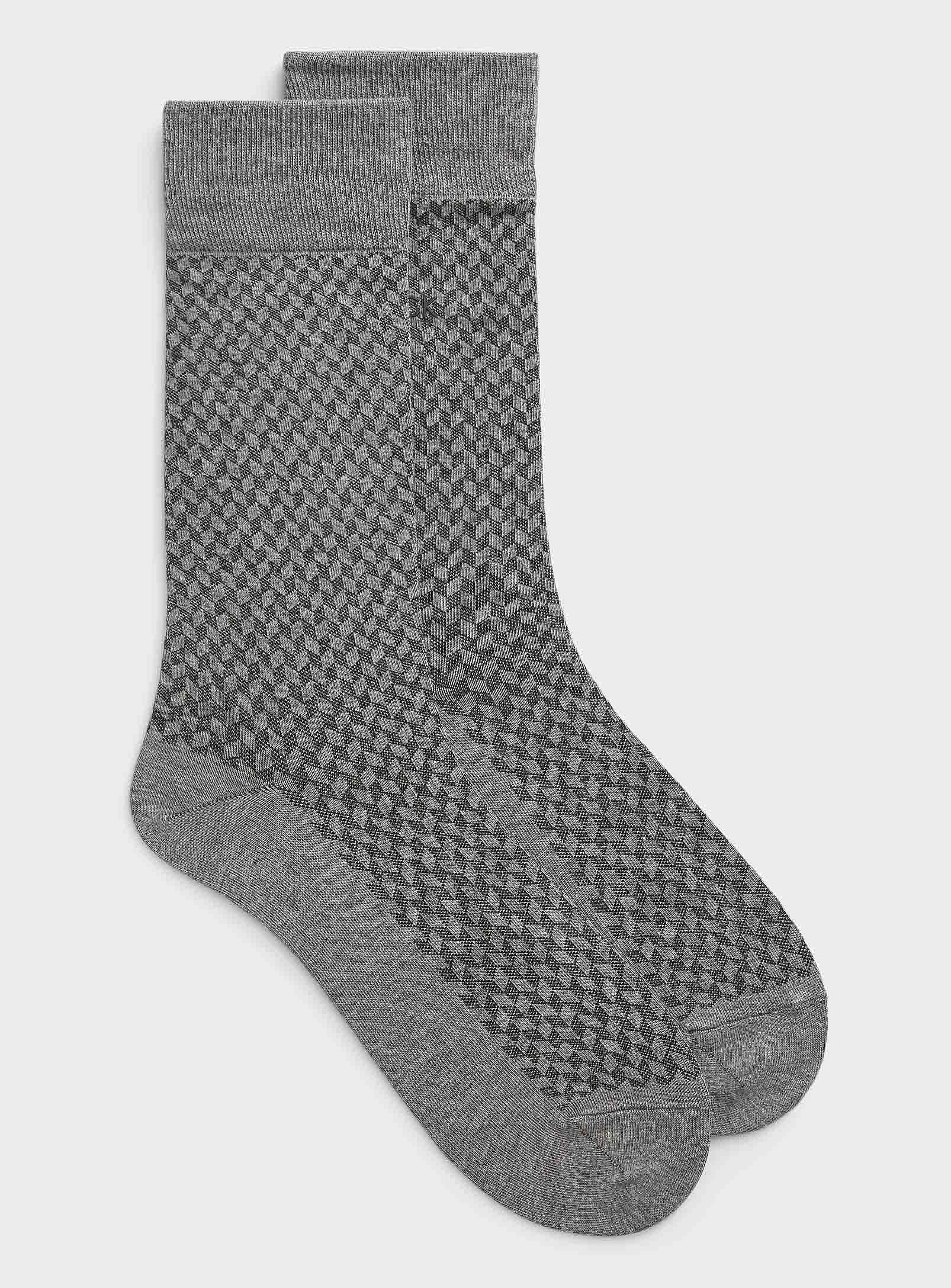 Calvin Klein Grey Geo in Gray for Men | Lyst