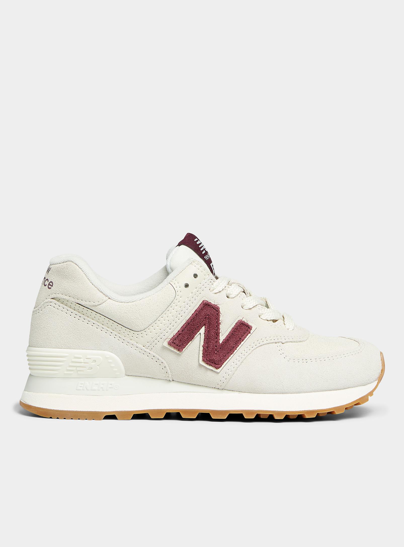 New Balance 574 Red Suede