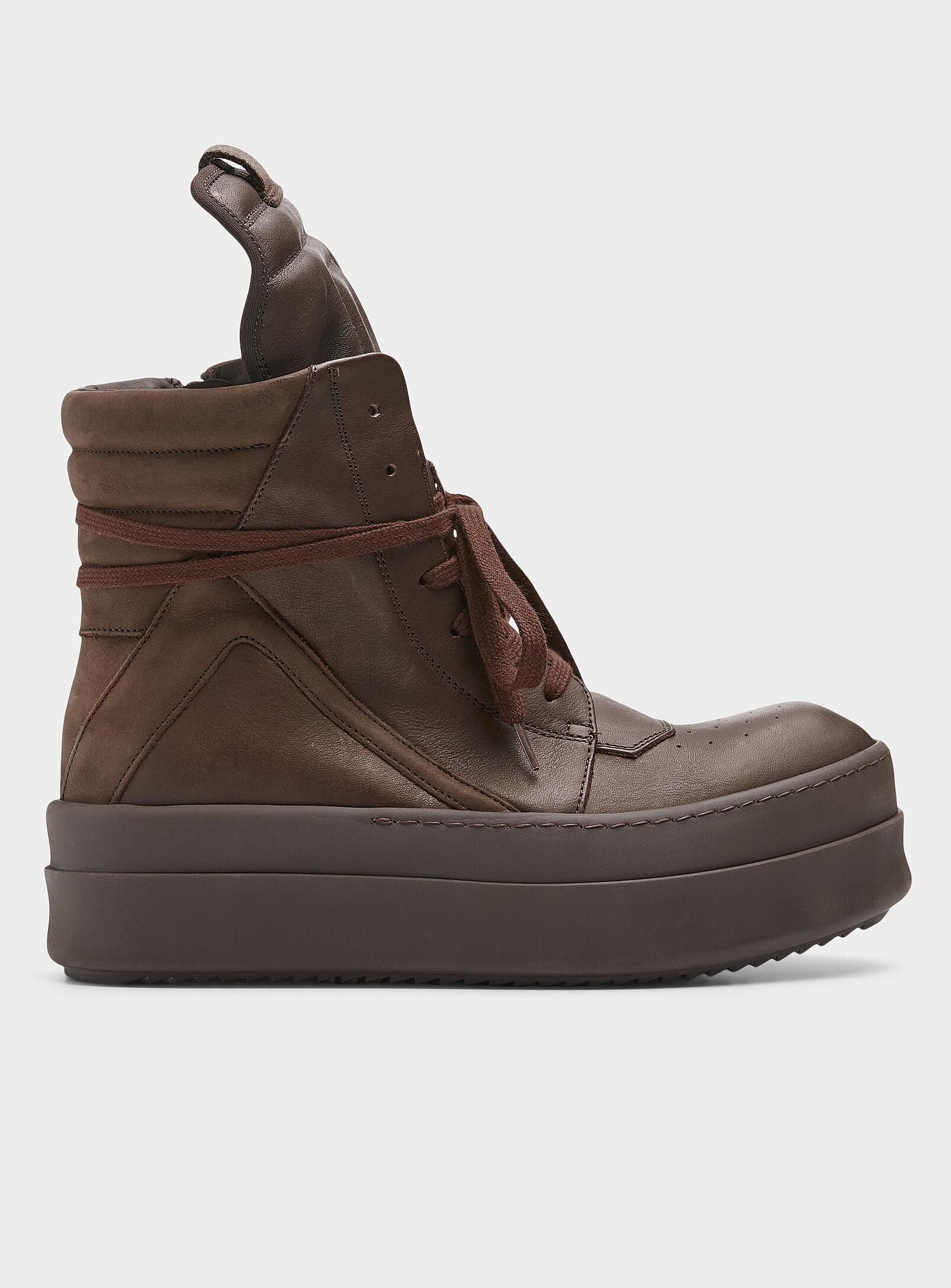 Rick Owens Mega Bumper Geobasket Sneakers Men in Brown for Rick Owens Mega Bumper Geobasket Sneakers Men in Brown for