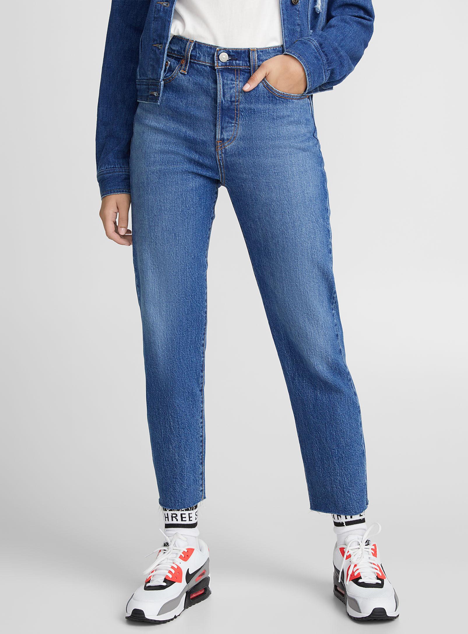 Levi's Denim Wedgie Straight High in Sapphire Blue (Blue) - Lyst