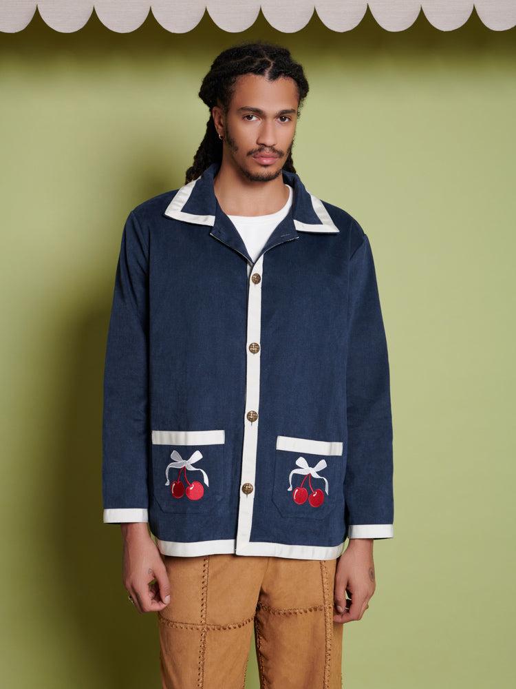 Sister Jane Gordon Cherry Jacket in Blue | Lyst