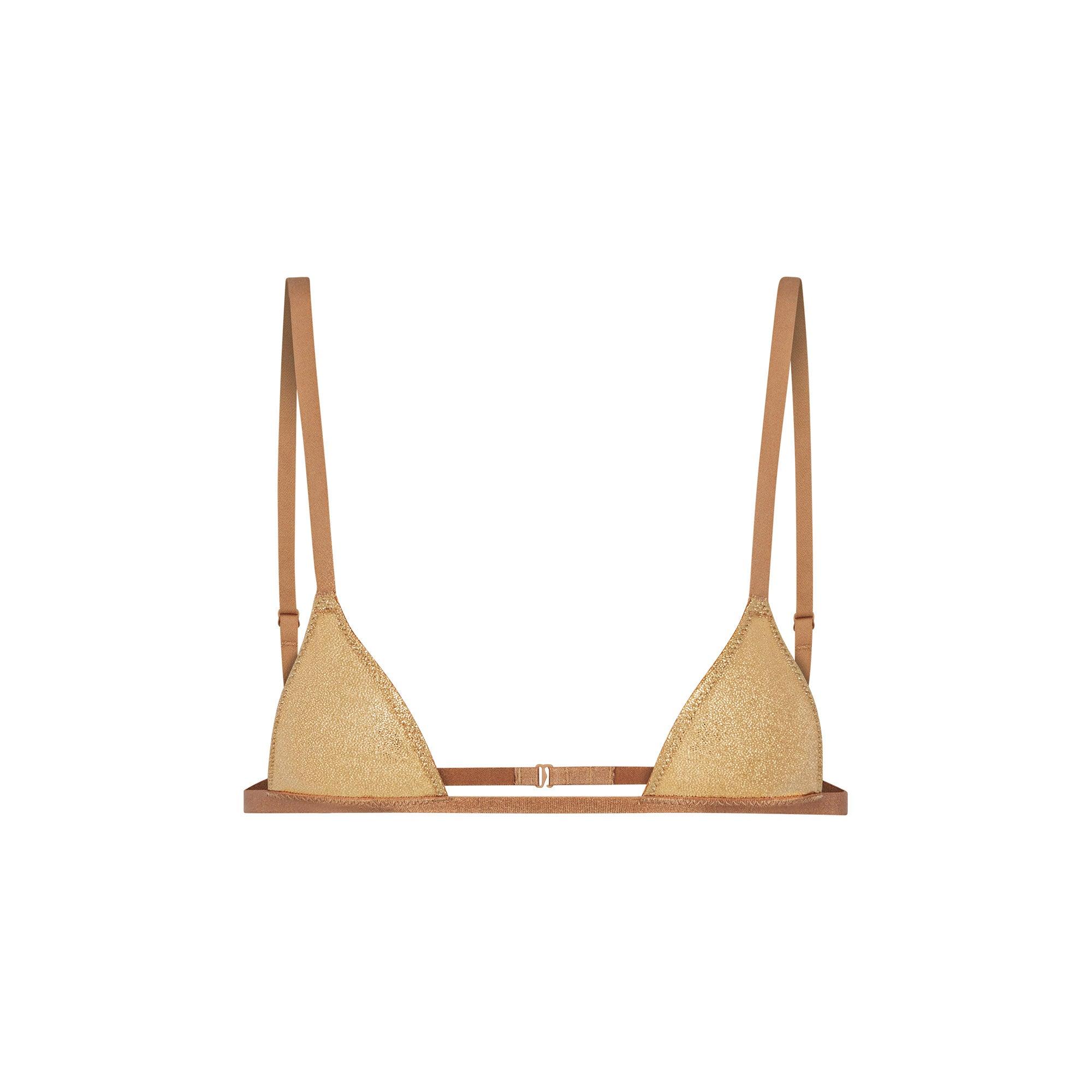 Skims Micro Triangle Bralette in Natural | Lyst