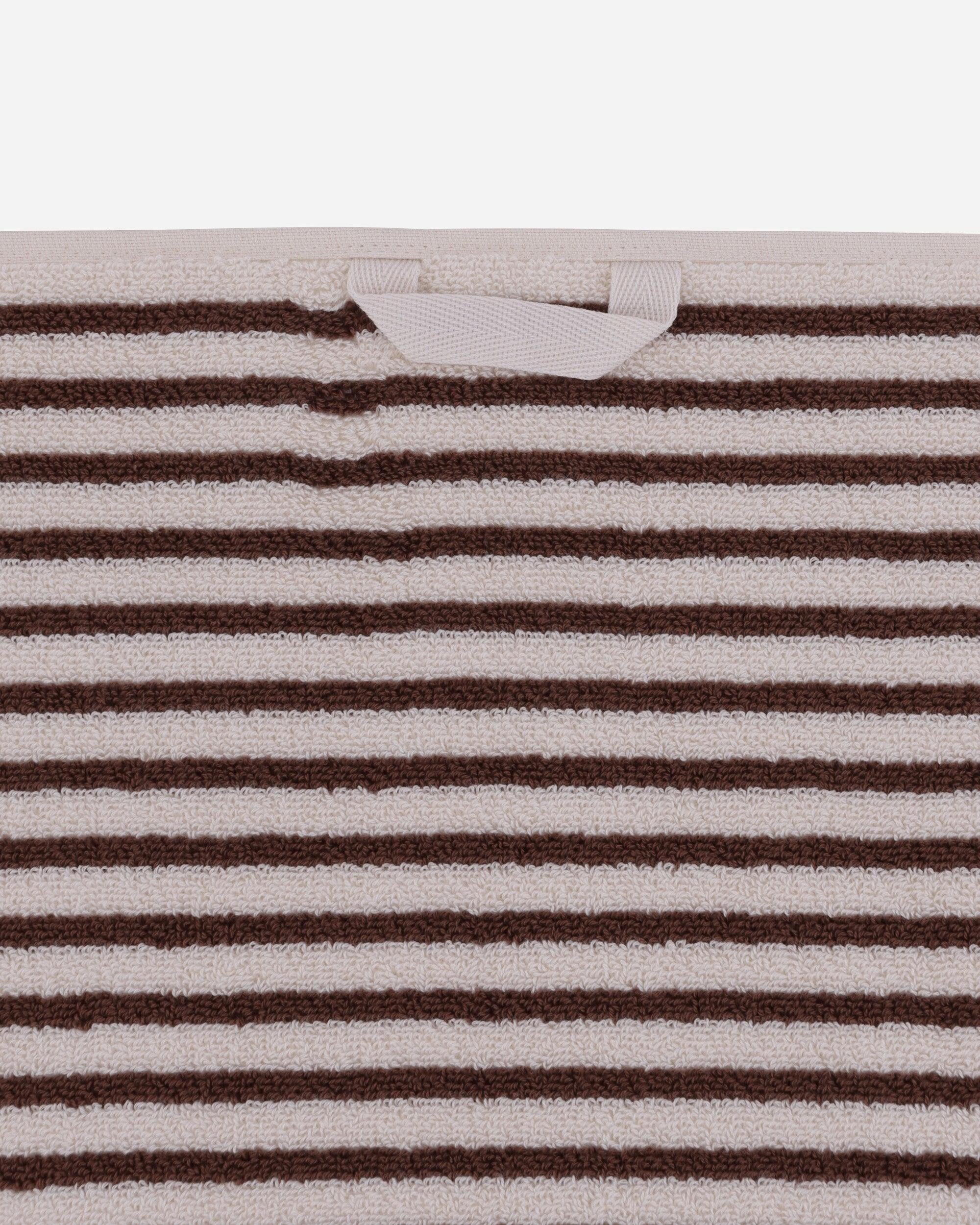 Brown Striped Towels