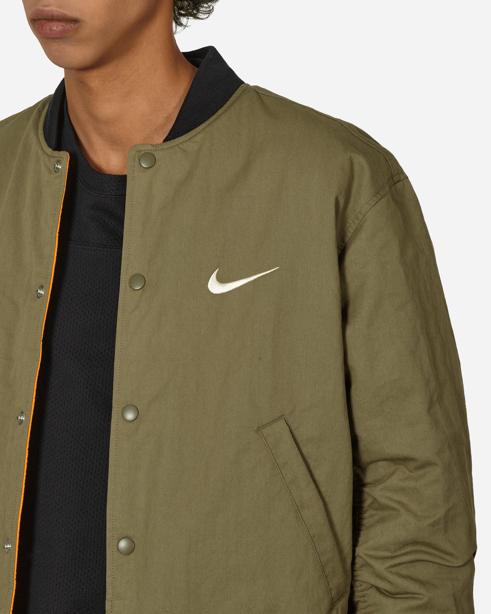 Nike Stüssy Reversible Jacket Medium Olive / Mandarin in Nike Stüssy Reversible Jacket Medium Olive / Mandarin in