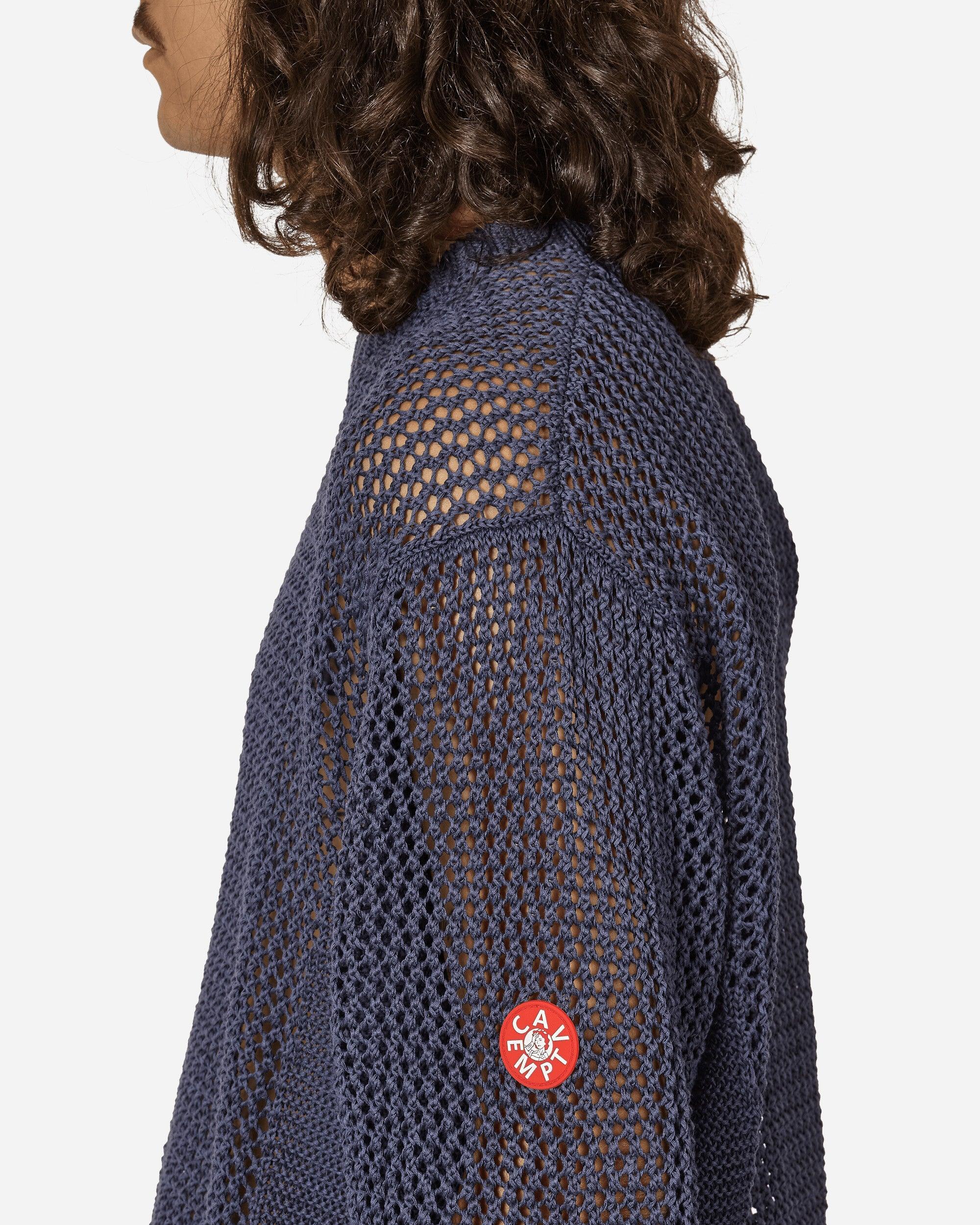 Cav Empt Side Rib Loose Net Knit Sweater in Blue for Men | Lyst Cav Empt Side Rib Loose Net Knit Sweater in Blue for Men | Lyst
