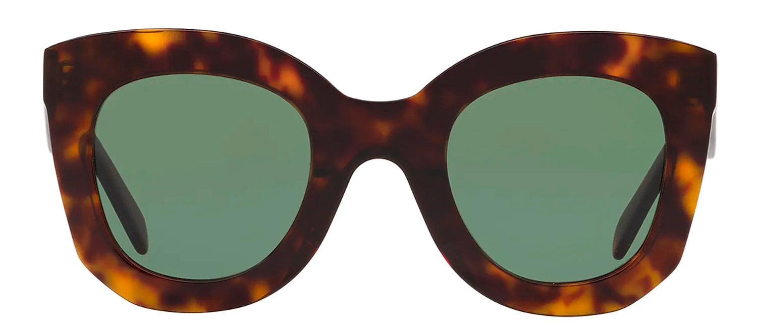 Celine Cl 4005 In 52n Cat Eye Sunglasses In Green Lyst