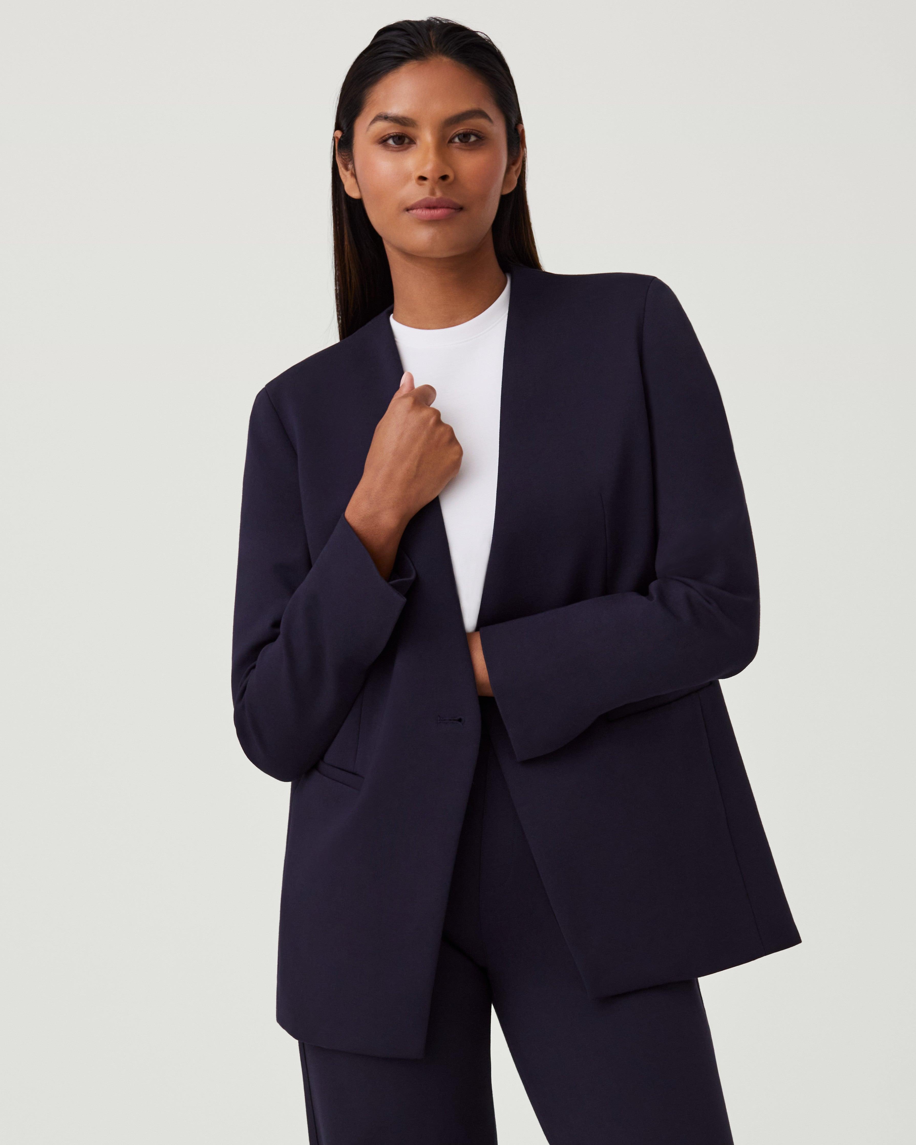 Spanx The Perfect Oversized Blazer in Blue | Lyst Spanx The Perfect Oversized Blazer in Blue | Lyst