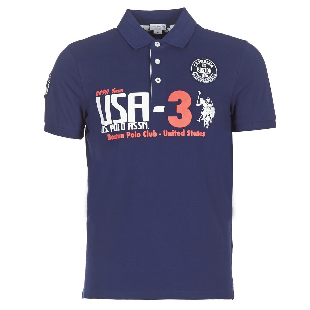 U.S. POLO ASSN. Usa Polo Club Men's Polo Shirt In Blue for Men - Lyst