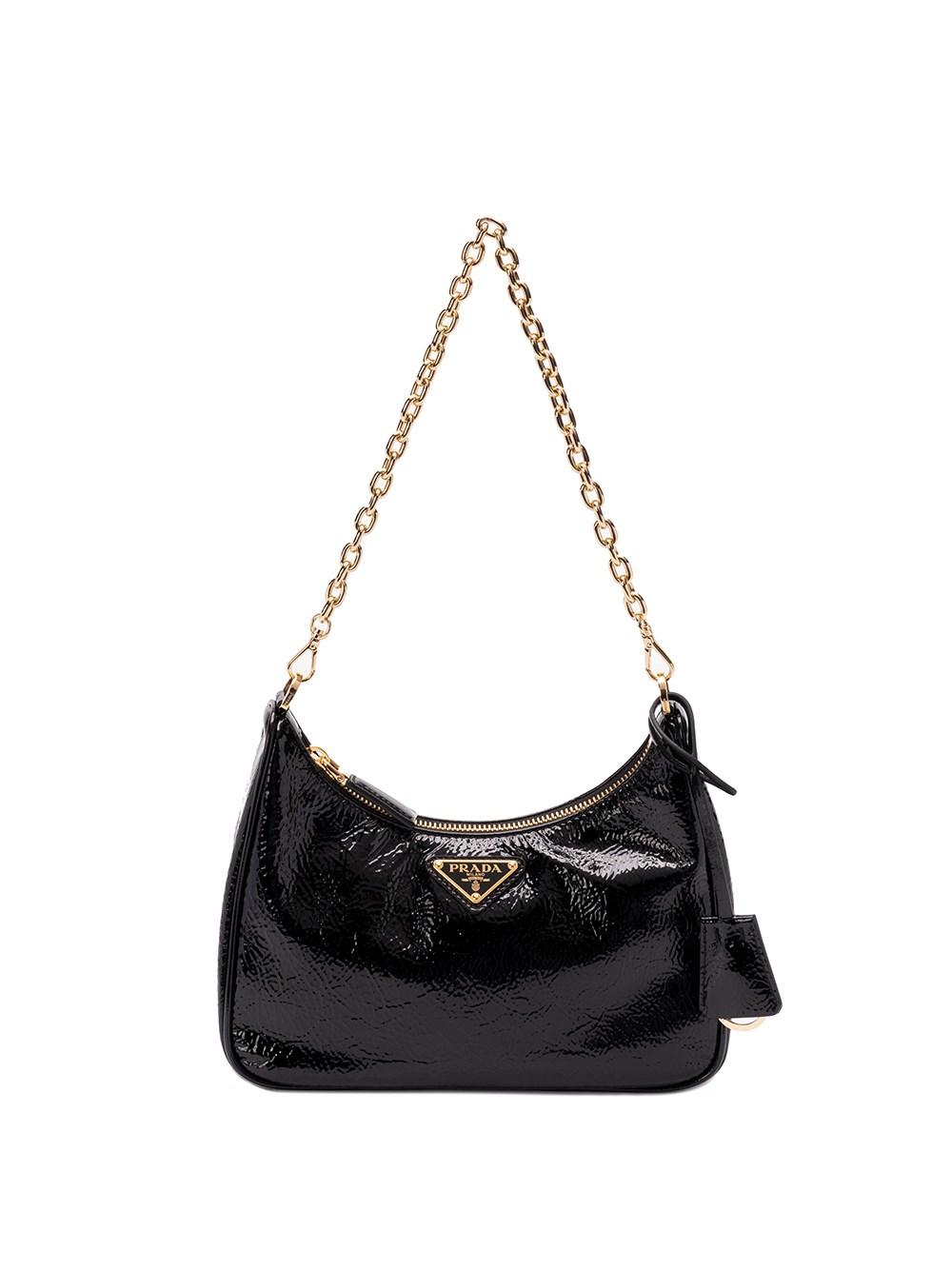 Prada Leopard Print ` Re-Edition` Bag in Black | Lyst