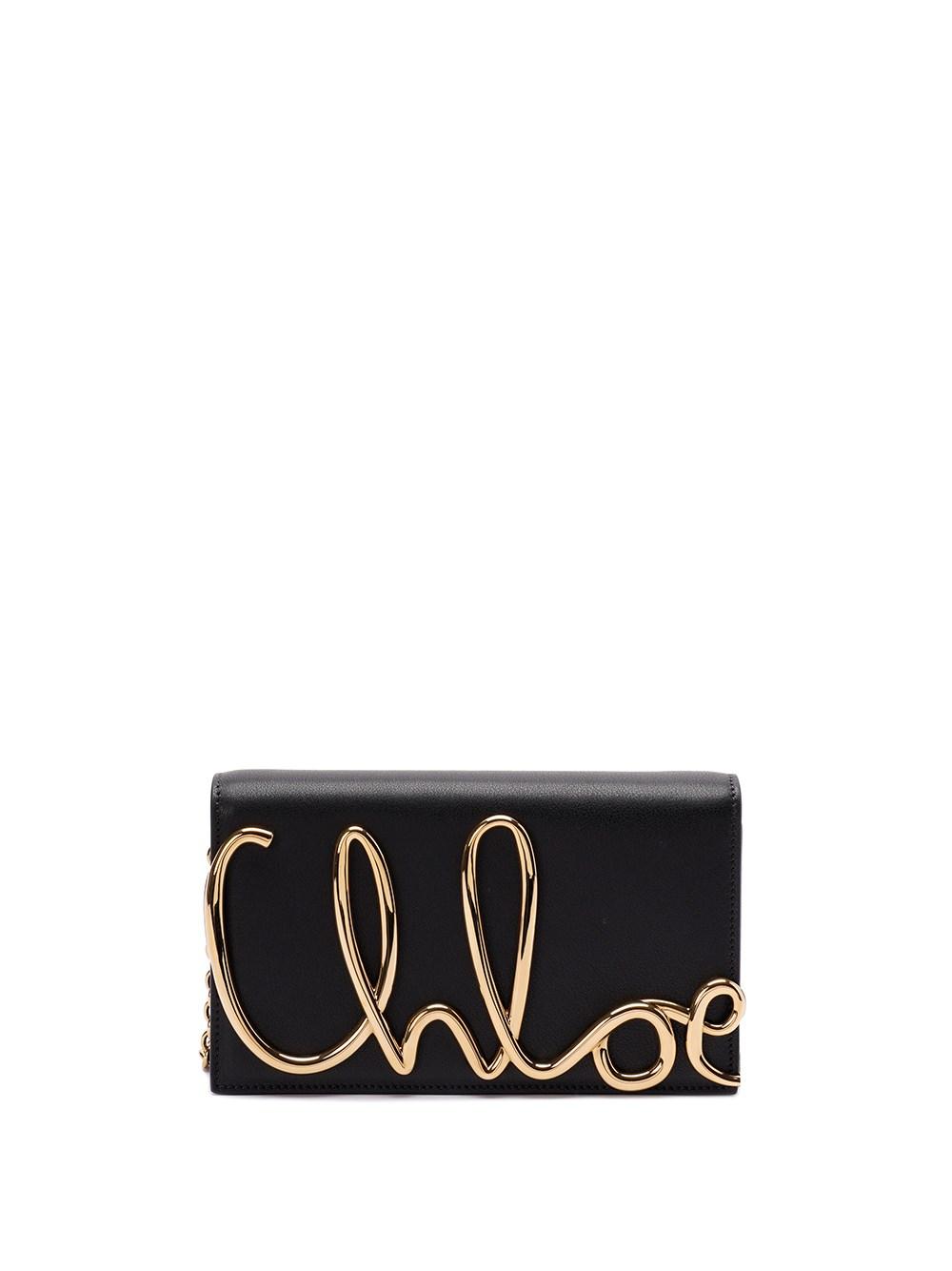 Chloé 'Chloé Iconic' Chain Bag in Black | Lyst