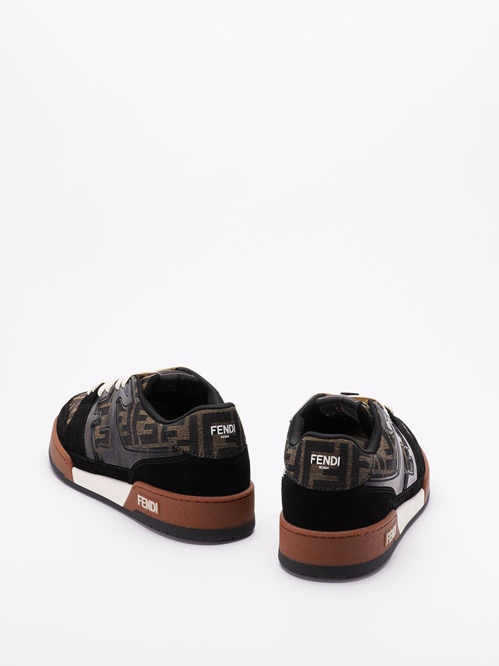 Fendi `Match Cross` Low-Top Sneakers in Black for Men | Lyst Fendi `Match Cross` Low-Top Sneakers in Black for Men | Lyst
