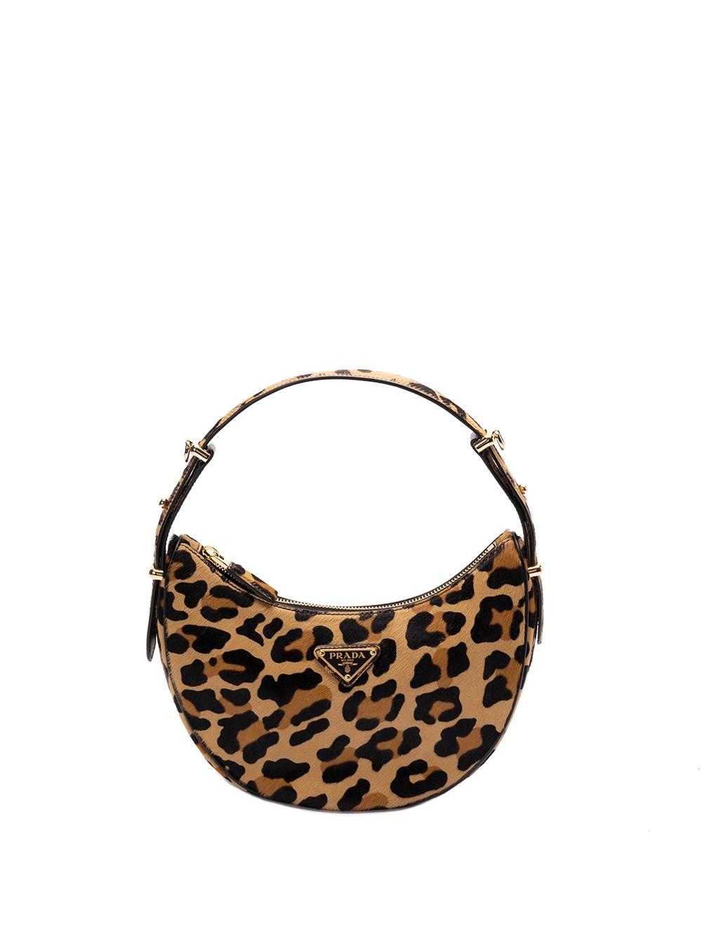 Prada Leopard Print ` Arqué` in Metallic | Lyst