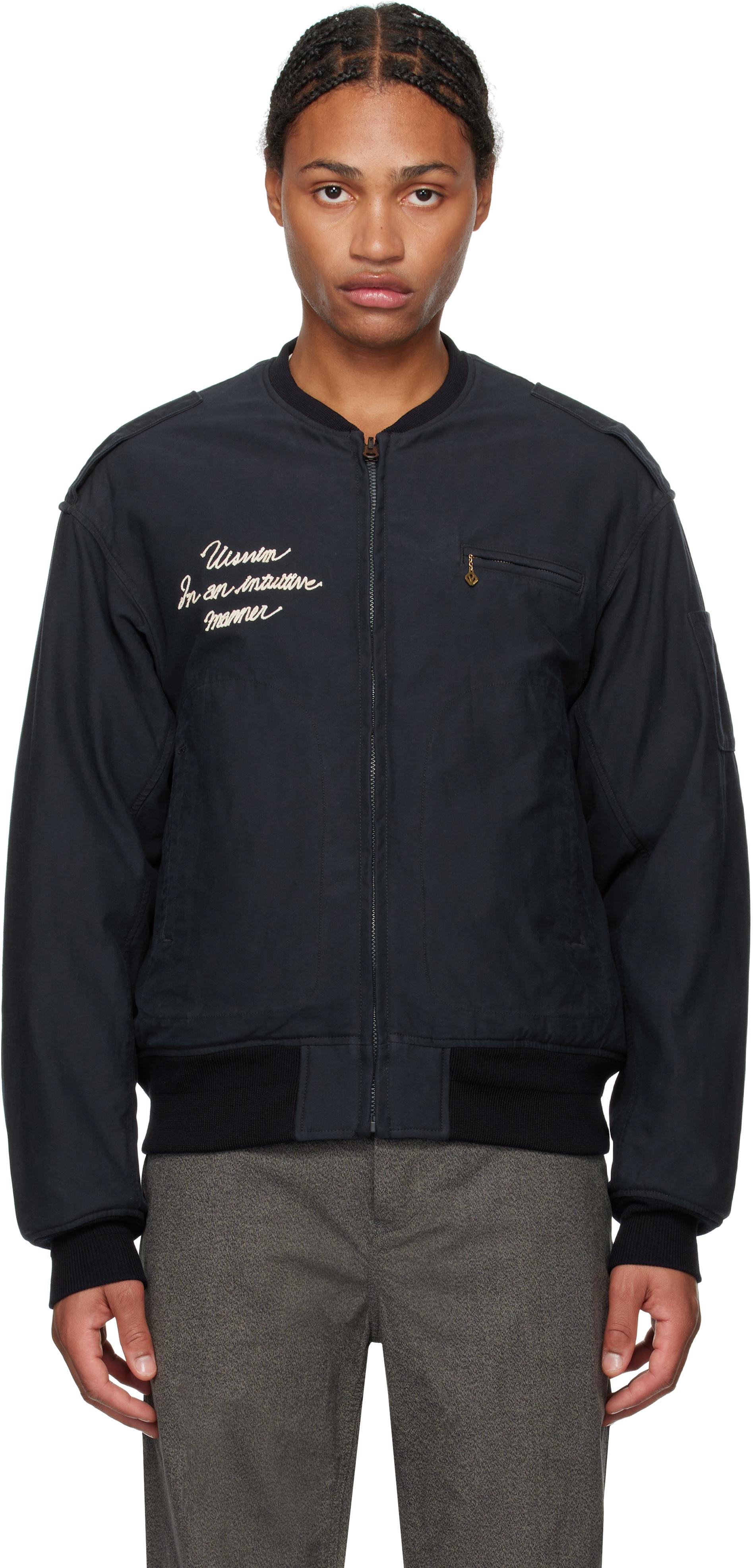 Visvim Gunner Acala Reversible Bomber Jacket in Black for Men | Lyst