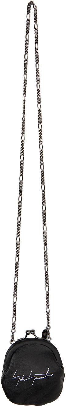 Yohji Yamamoto Black Discord Kiss-lock Pouch for Men | Lyst