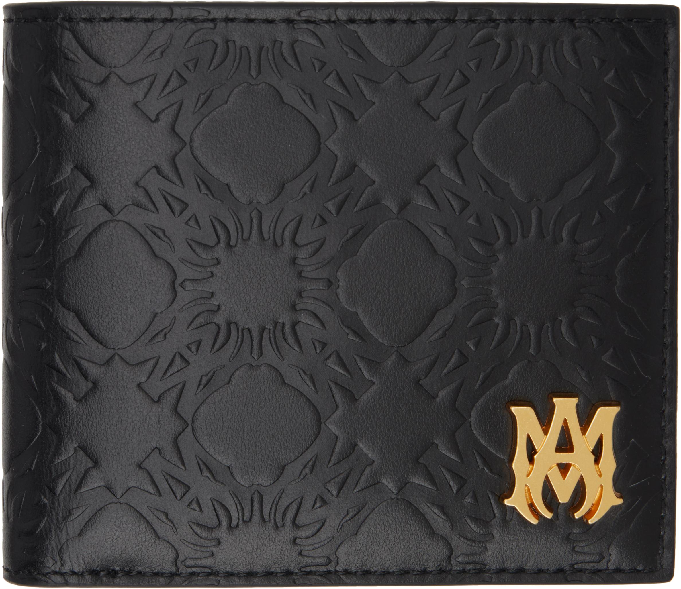 Amiri Ma Quad Leather Bifold Wallet in Black for Men | Lyst