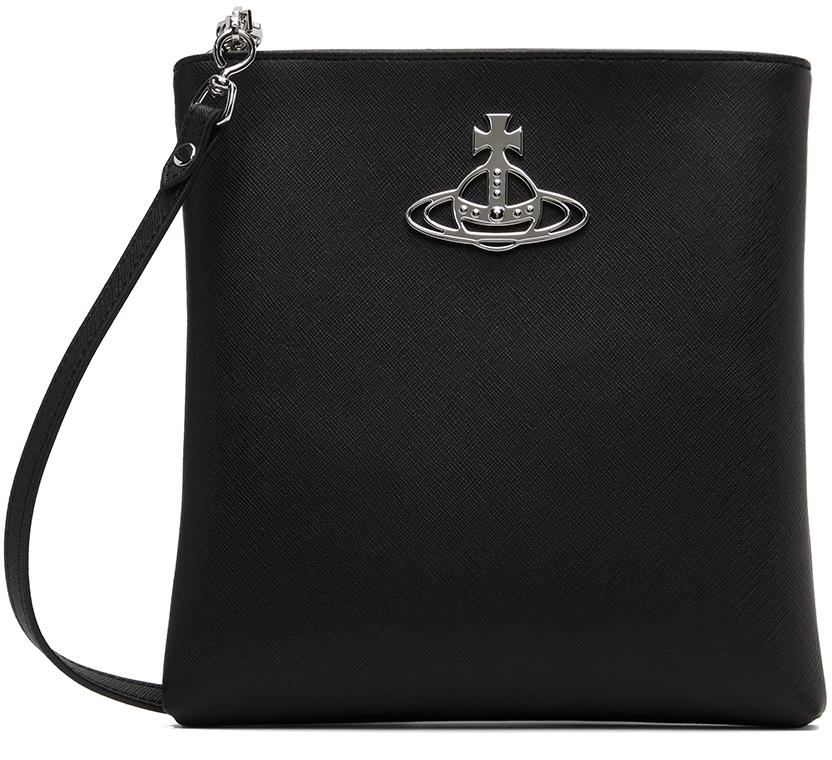 Vivienne Westwood Black Squire Square Crossbody Bag for Men | Lyst