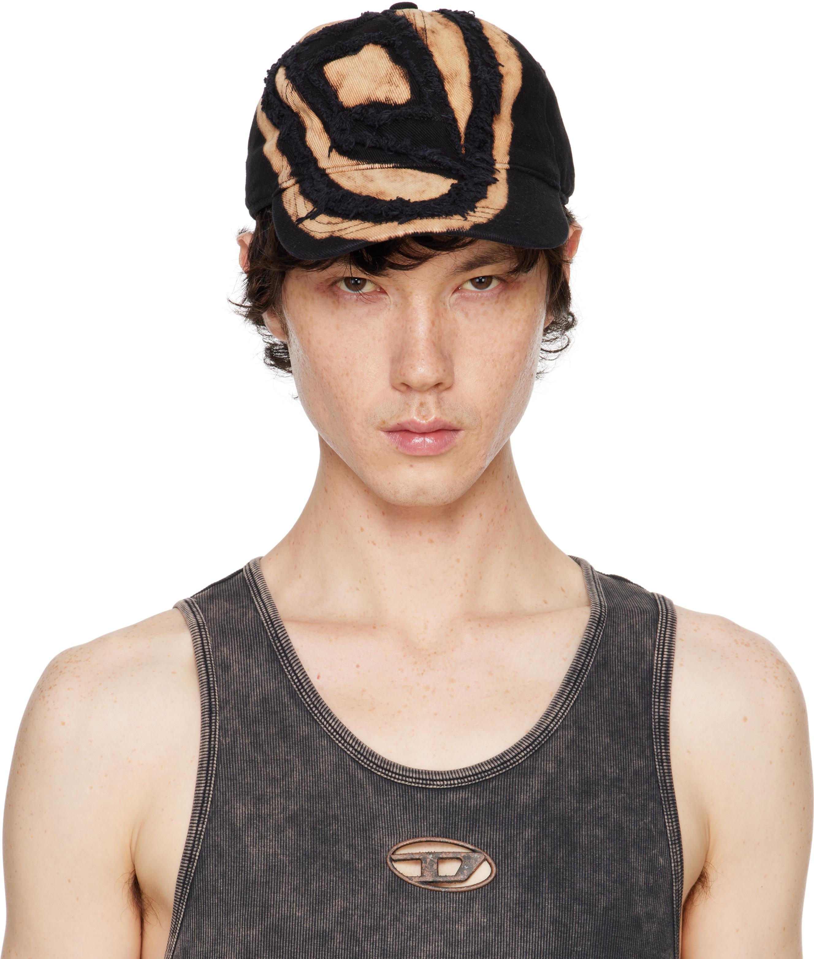 DIESEL Tan C-Jason Cap in Black for Men | Lyst