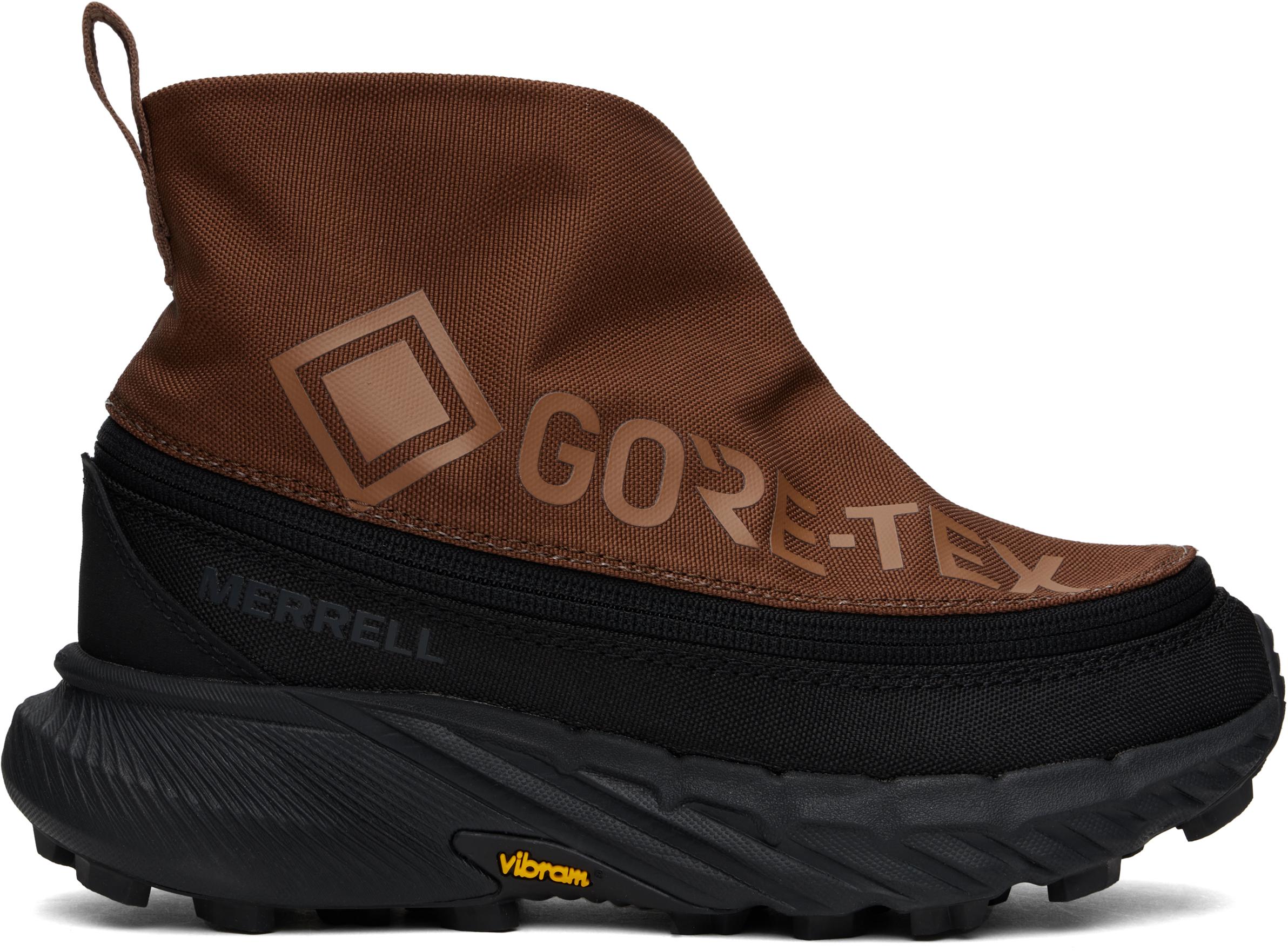 Merrell Agility Peak 5 Gtx Zip Sneakers in Black | Lyst