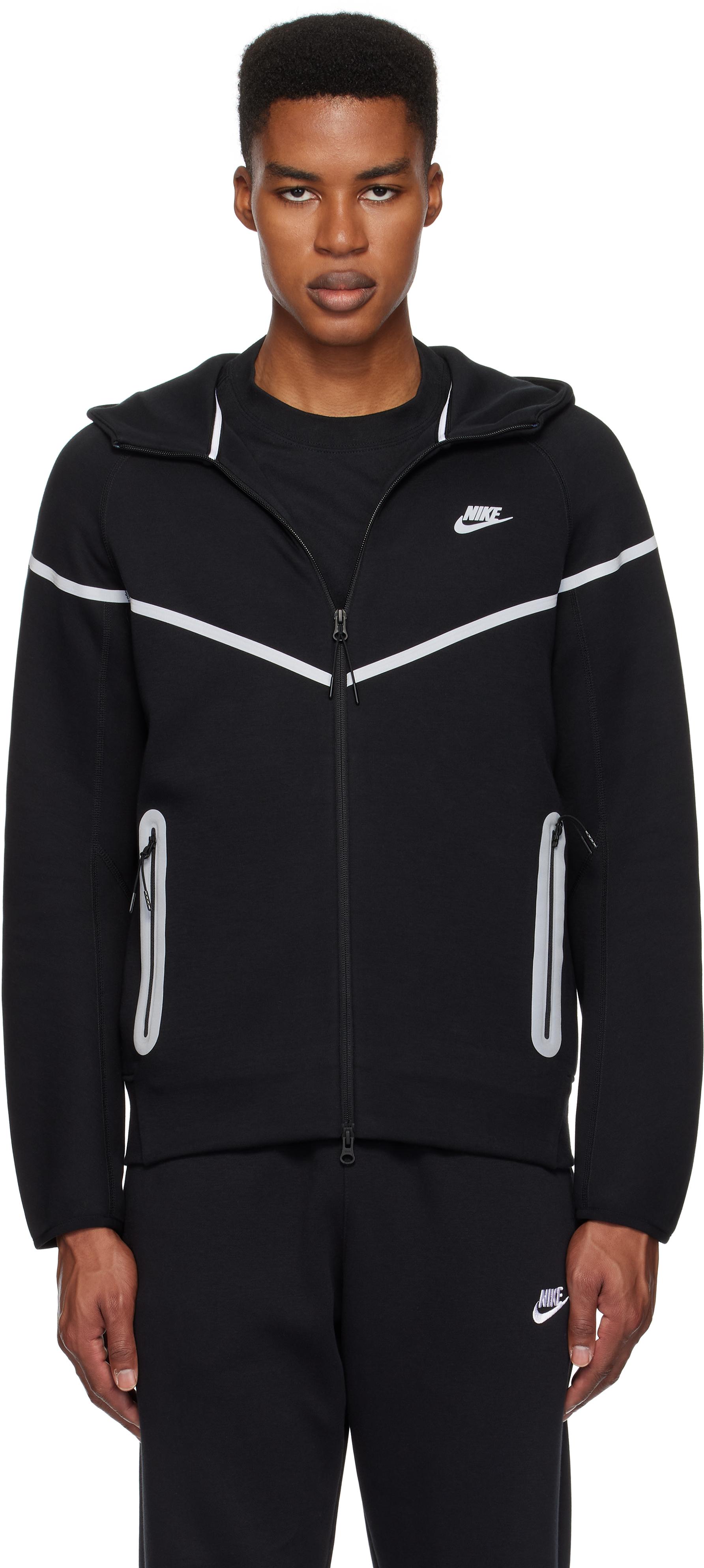 Nike Tech Windrunner Jacket in Black for Men | Lyst