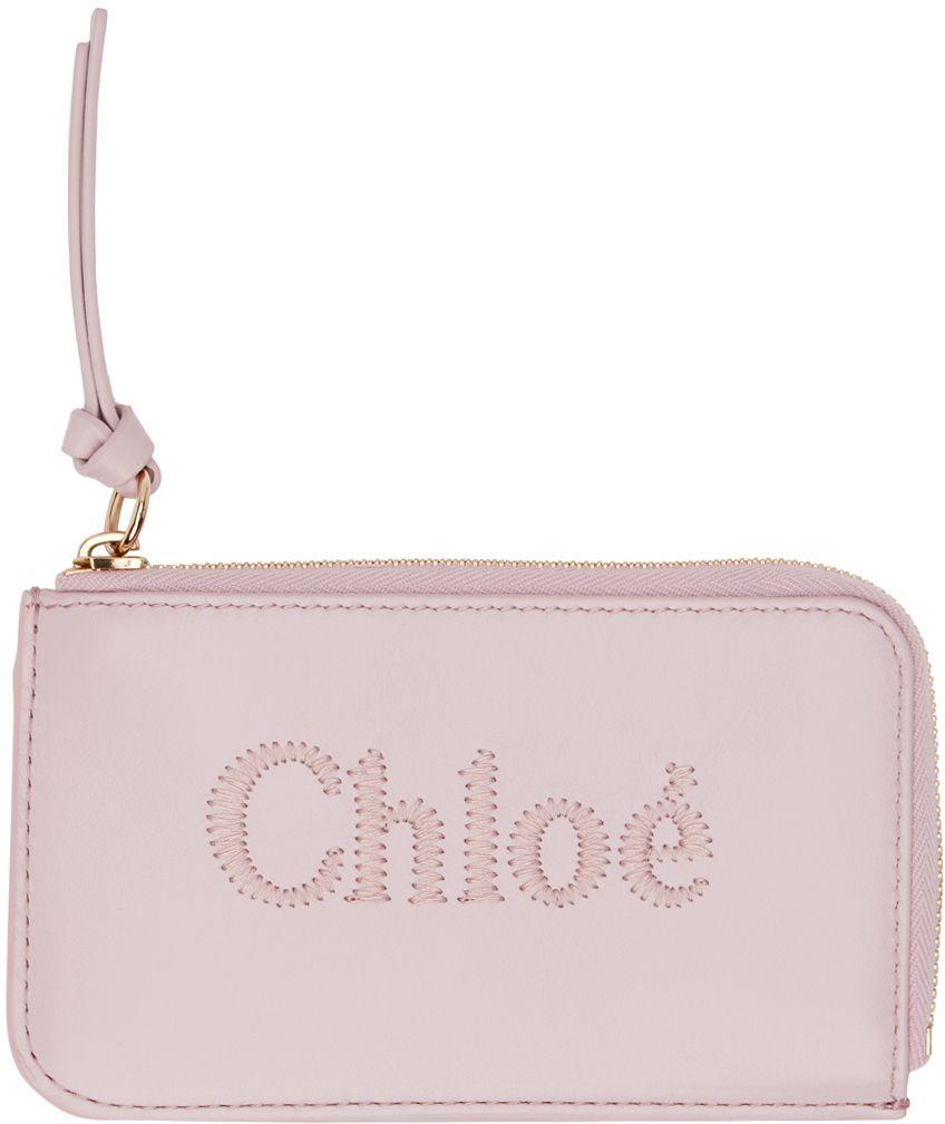 Chloé Purple Small Sense Wallet in Pink | Lyst Chloé Purple Small Sense Wallet in Pink | Lyst