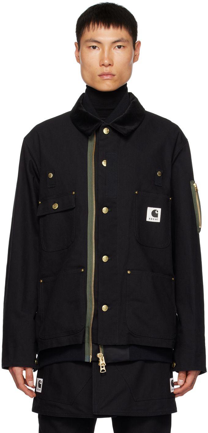 Sacai Black Carhartt Wip Edition Bomber Jacket for Men | Lyst