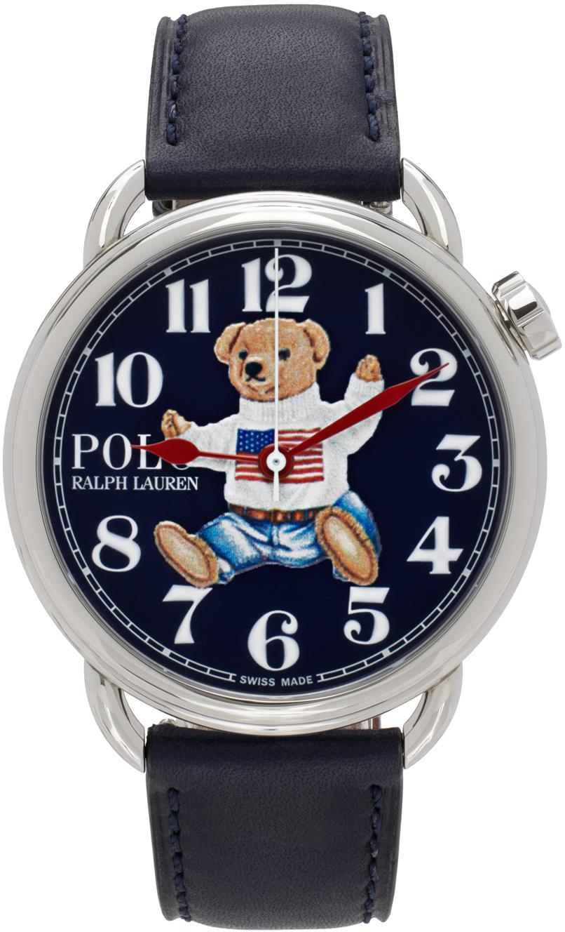 Polo Ralph Lauren Bear Sitting Watch in Blue for Men | Lyst UK