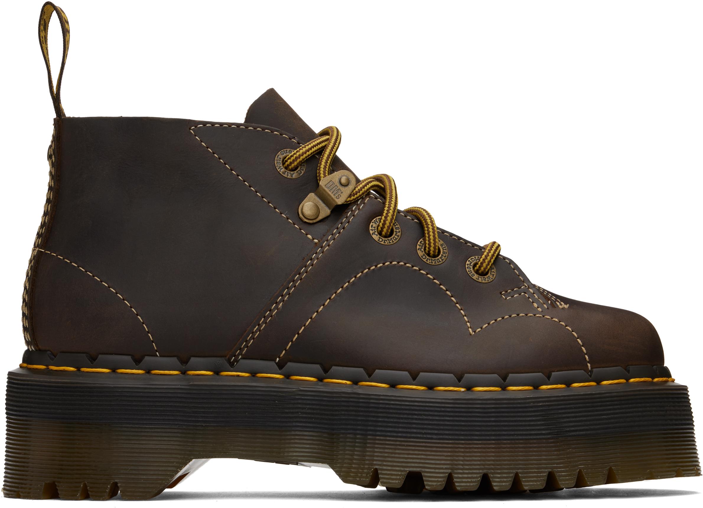 Dr. Martens Church Arc Platform Monkey Boots in Black | Lyst