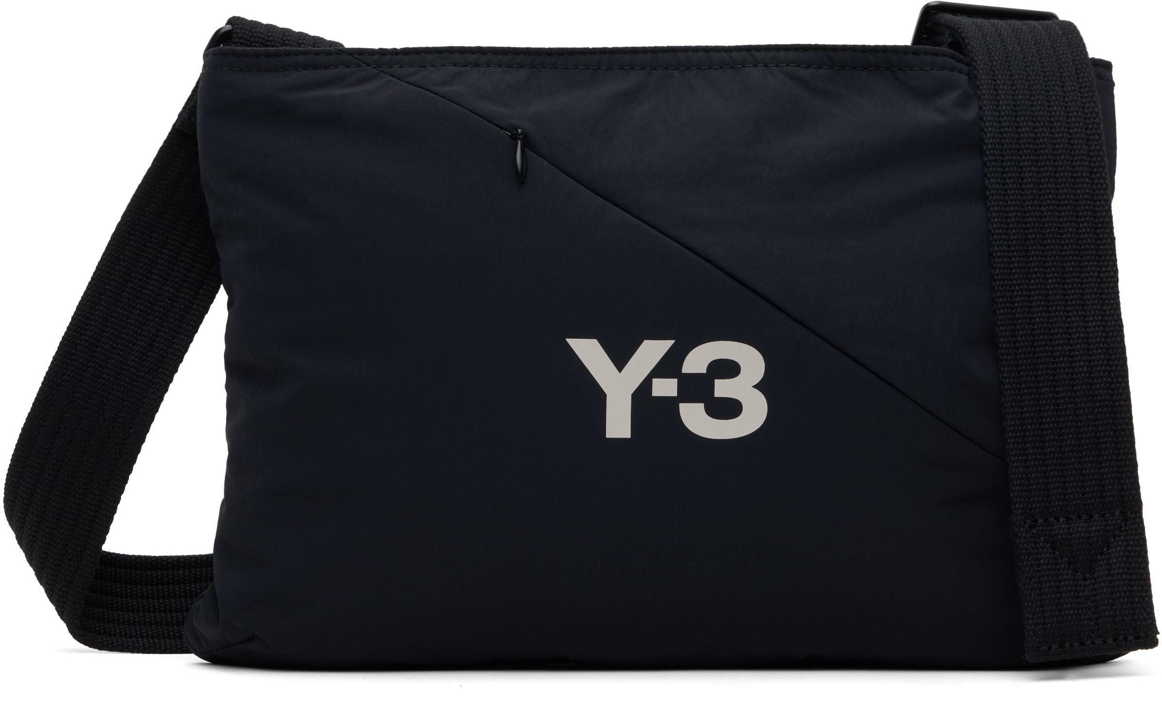 Y-3 Nylon Sacoche Bag in Black for Men | Lyst